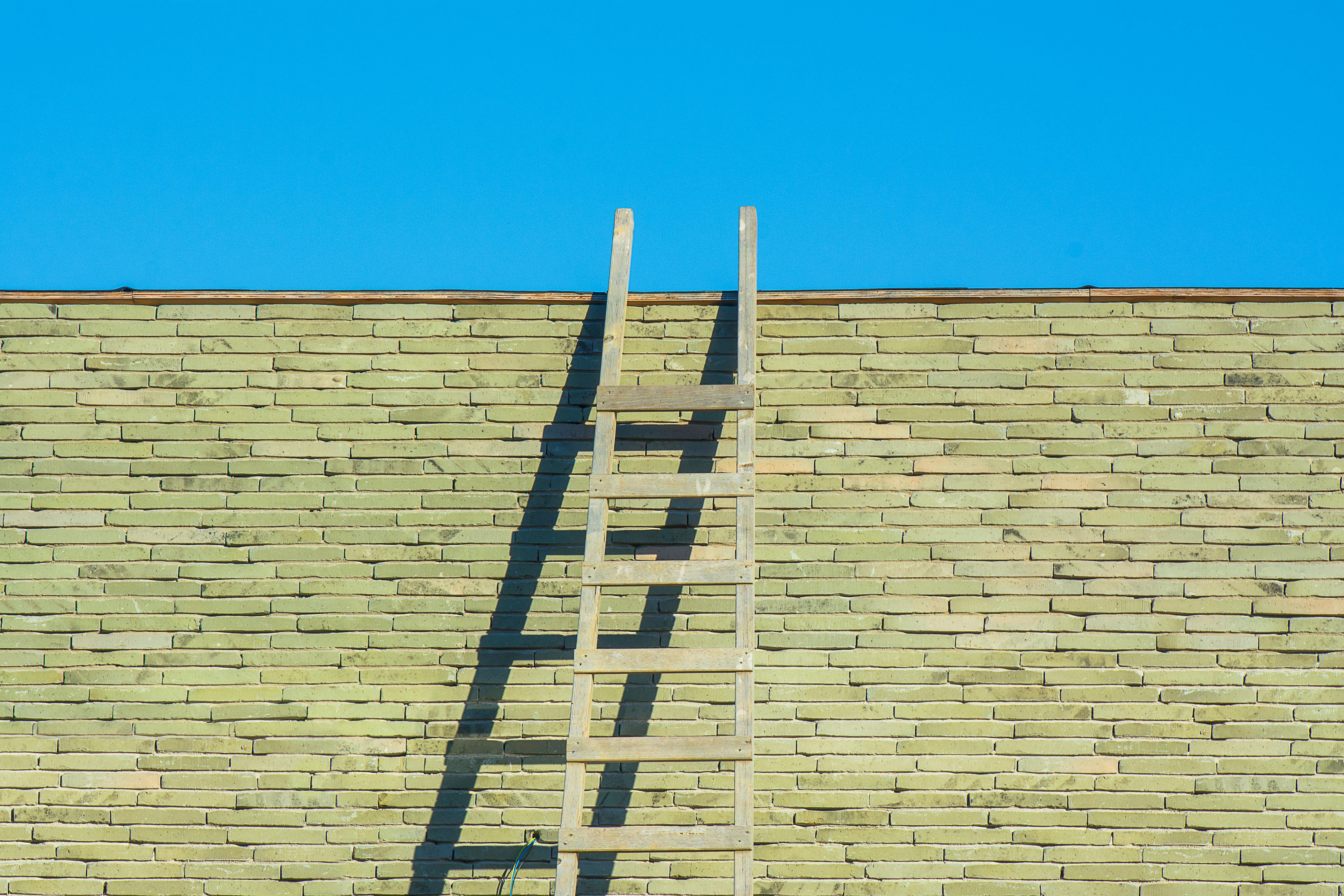Ladder on a Wall · Free Stock Photo