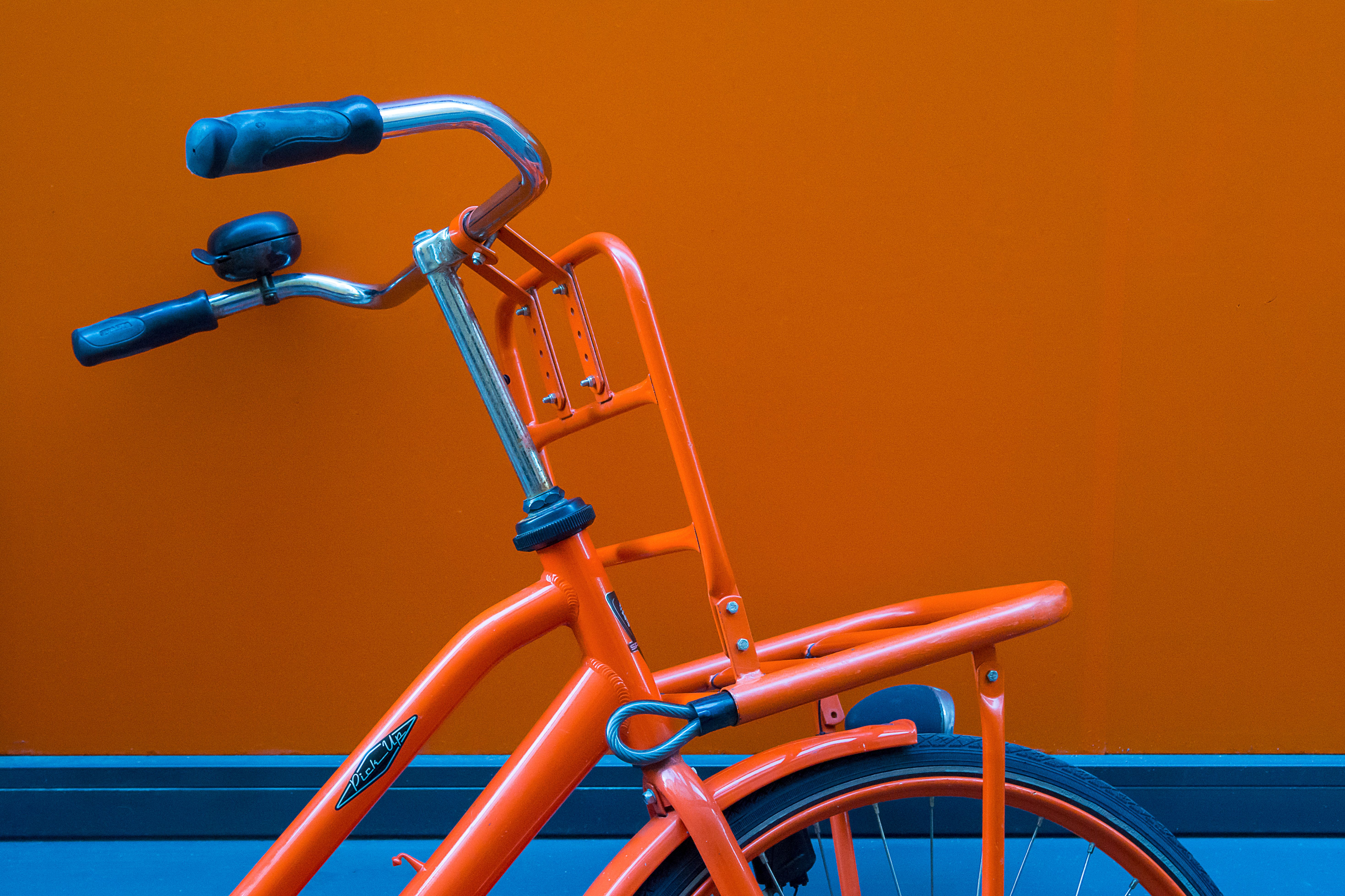 Red Bike on a Street · Free Stock Photo