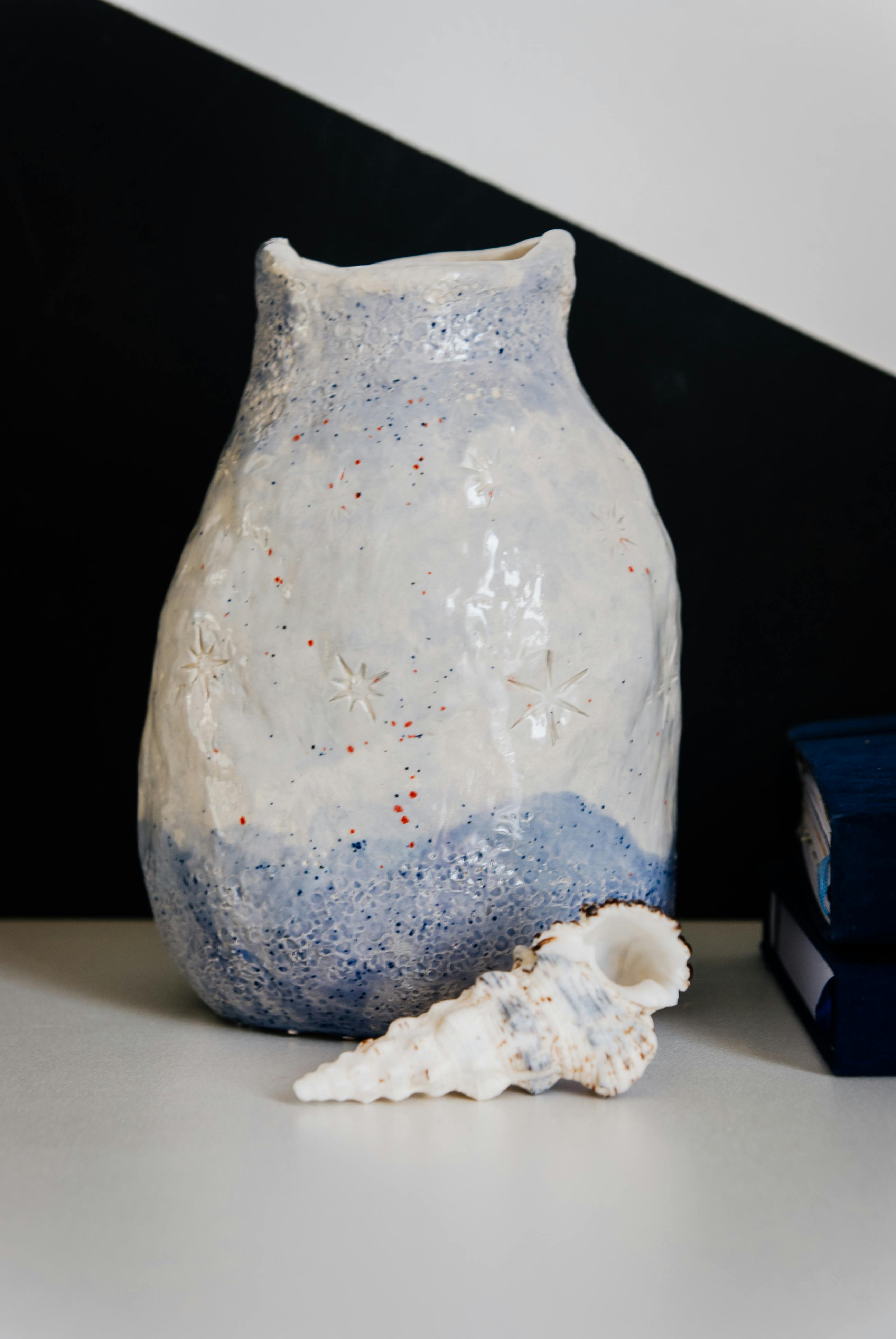 Shell and Handmade Jug · Free Stock Photo