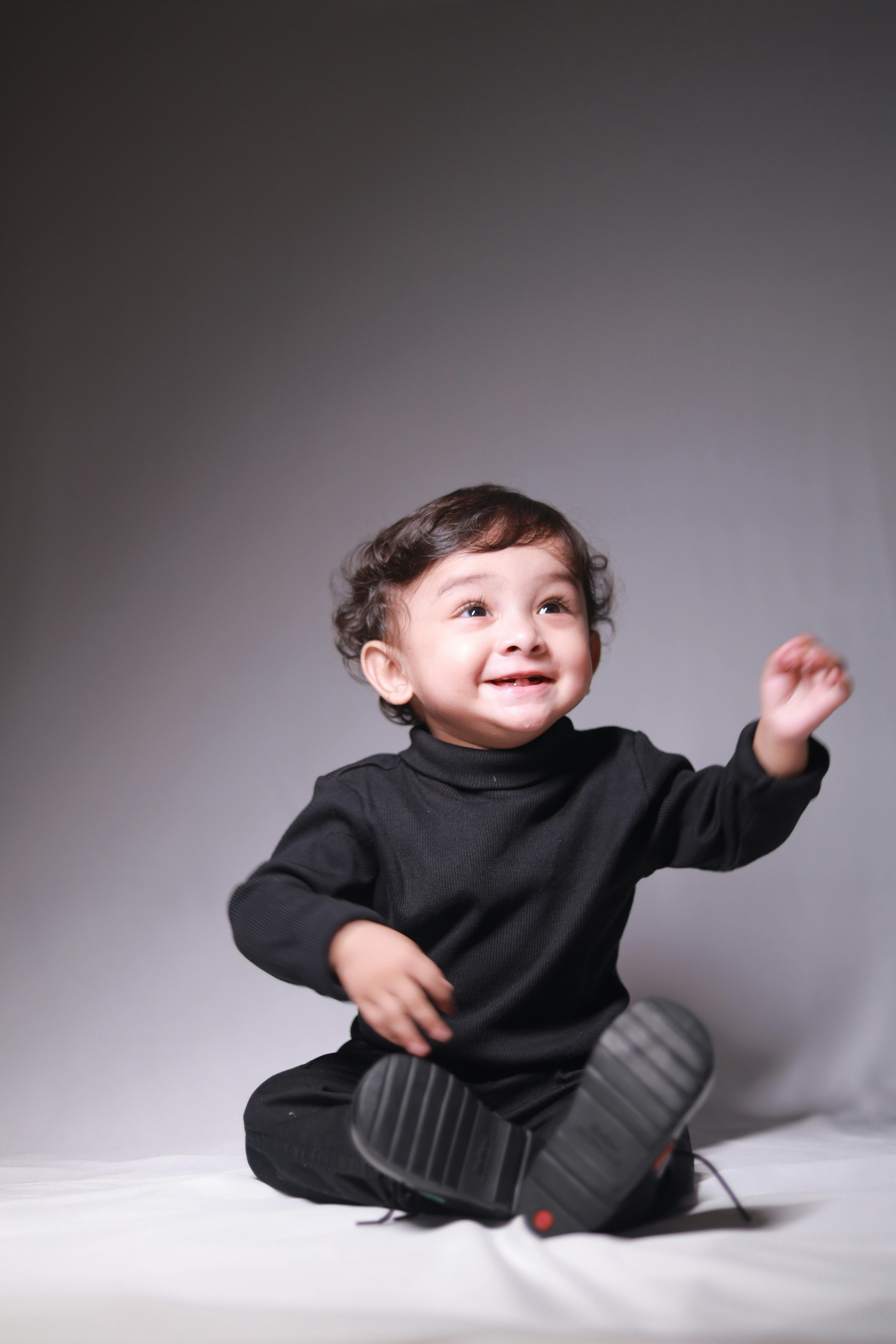 Baby Boy Reaching Upwards · Free Stock Photo