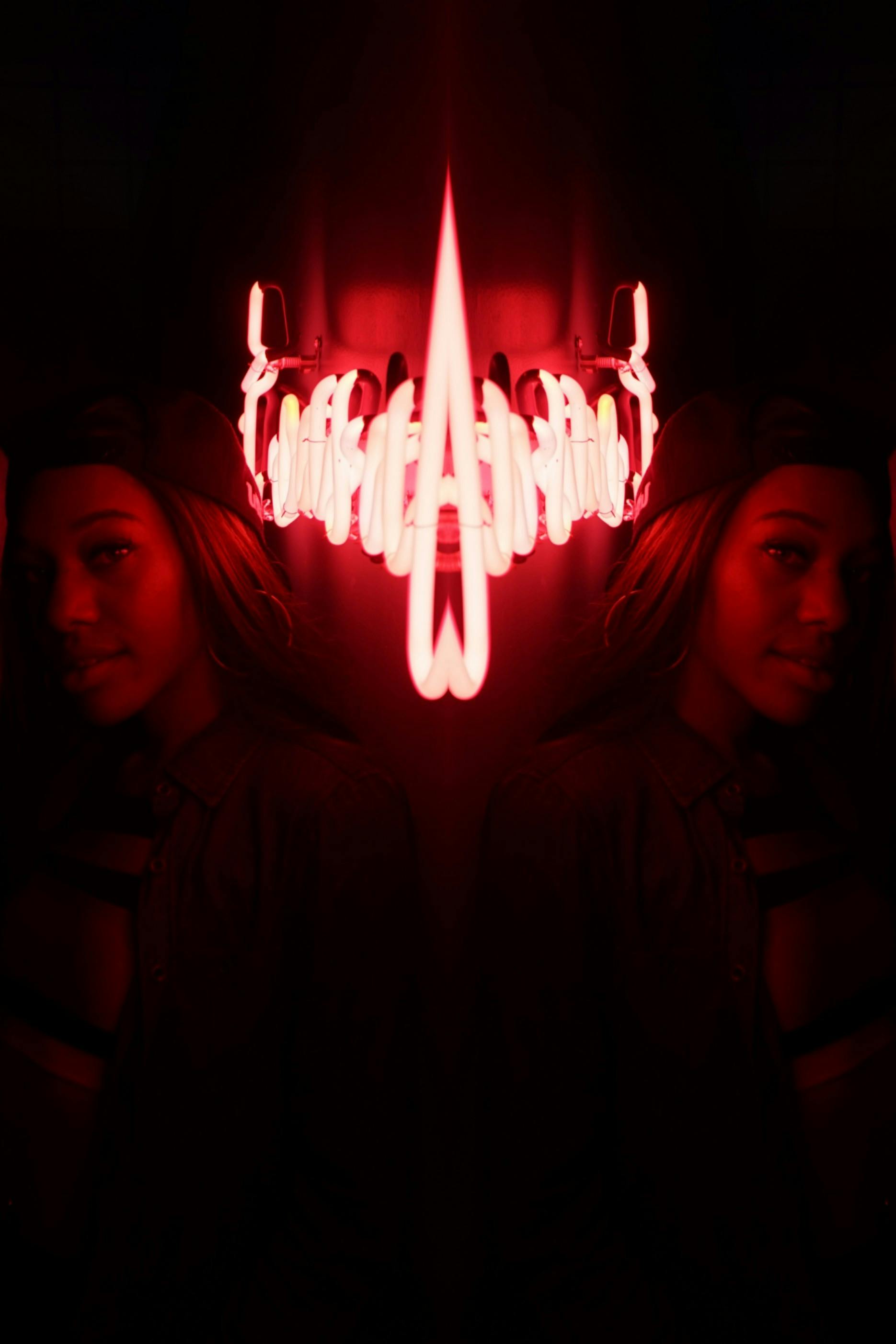 Red Neon Lights · Free Stock Photo