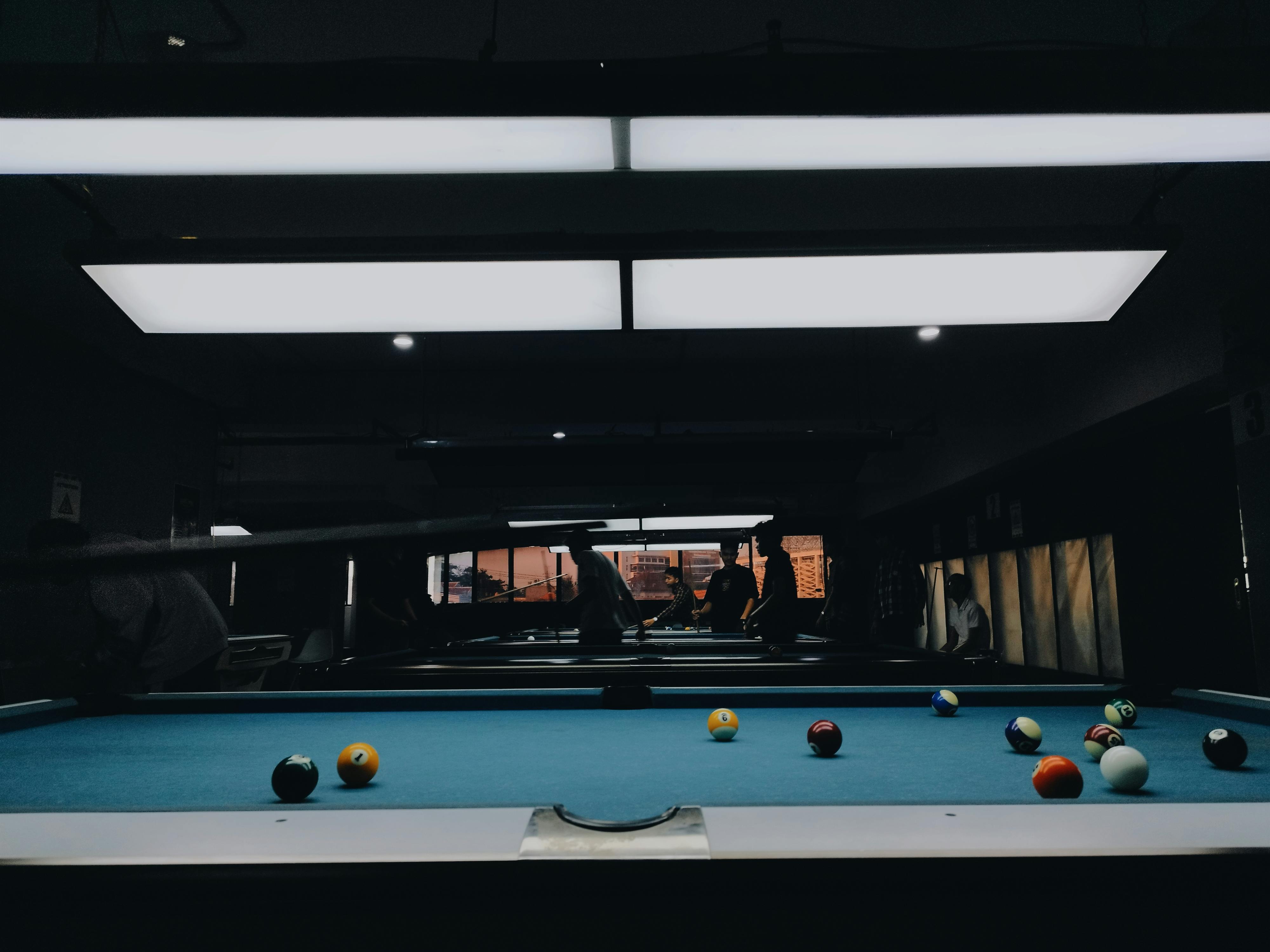 Pool Tables in Club · Free Stock Photo