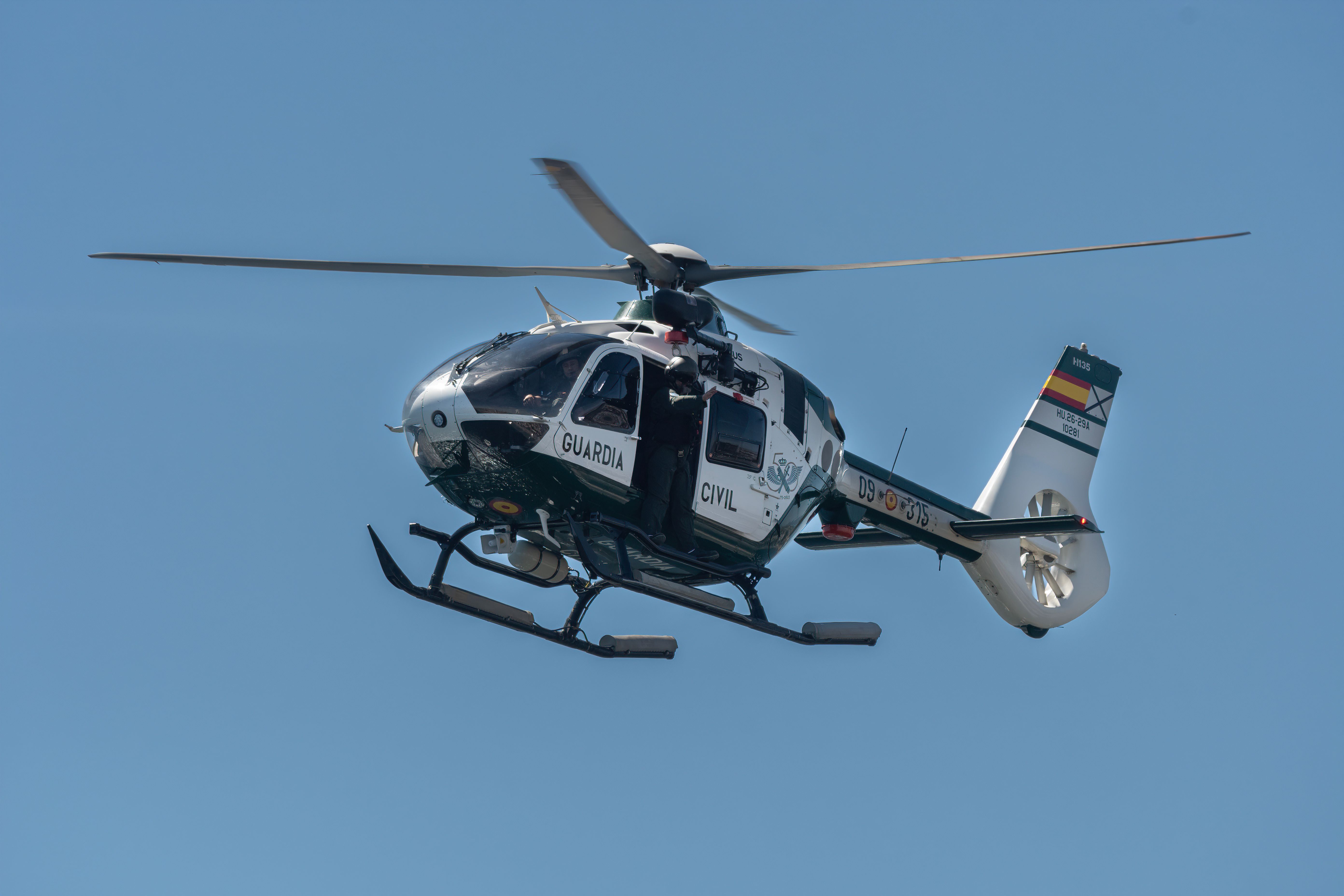 Flying Police Helicopter · Free Stock Photo