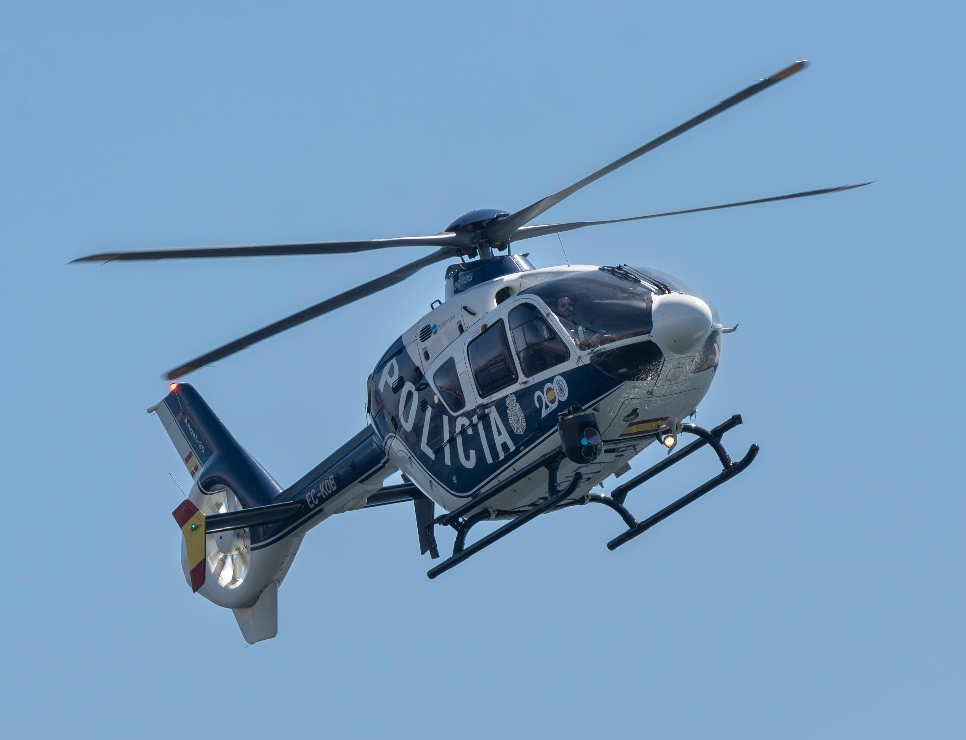 Police Helicopter Flying · Free Stock Photo