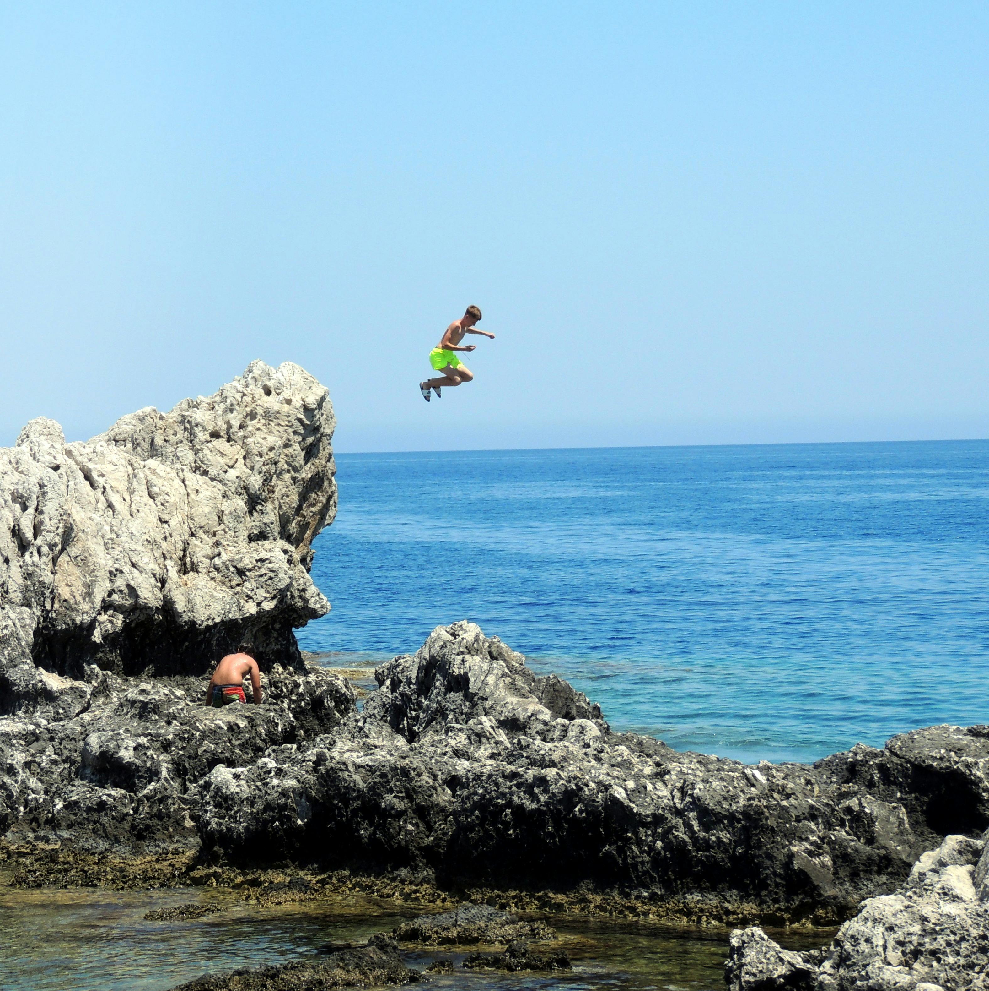 Man Jumping on Water · Free Stock Photo