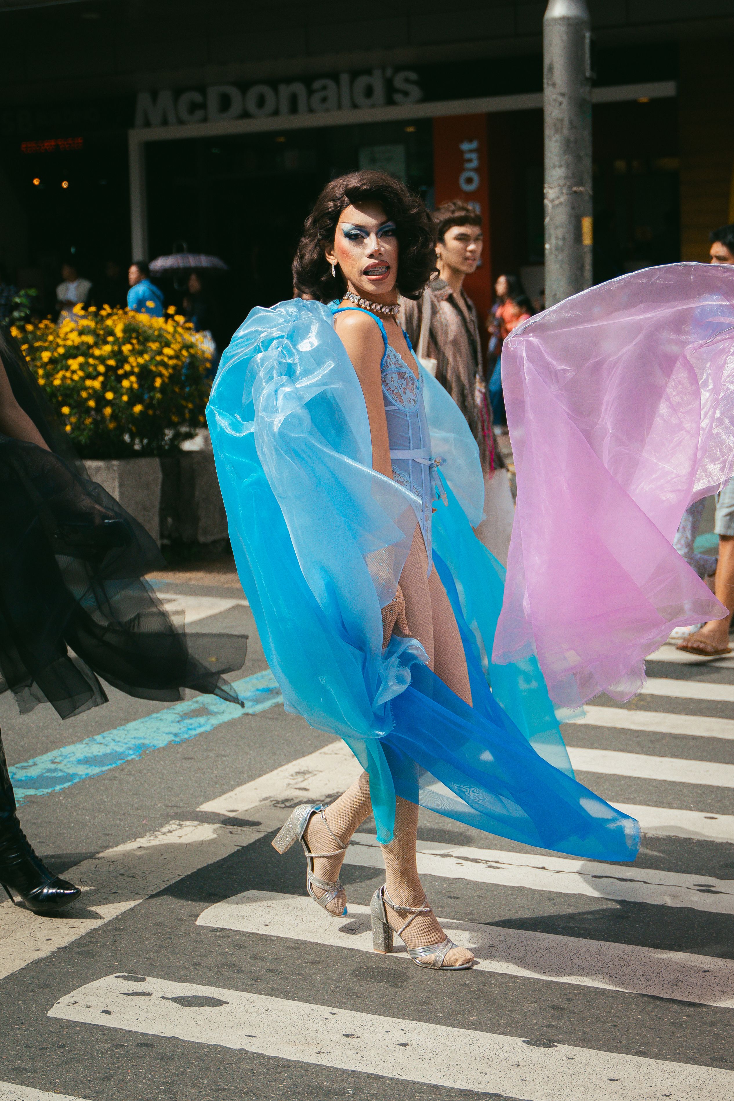 People Wearing Costume Walking on the Street during a Parade · Free ...