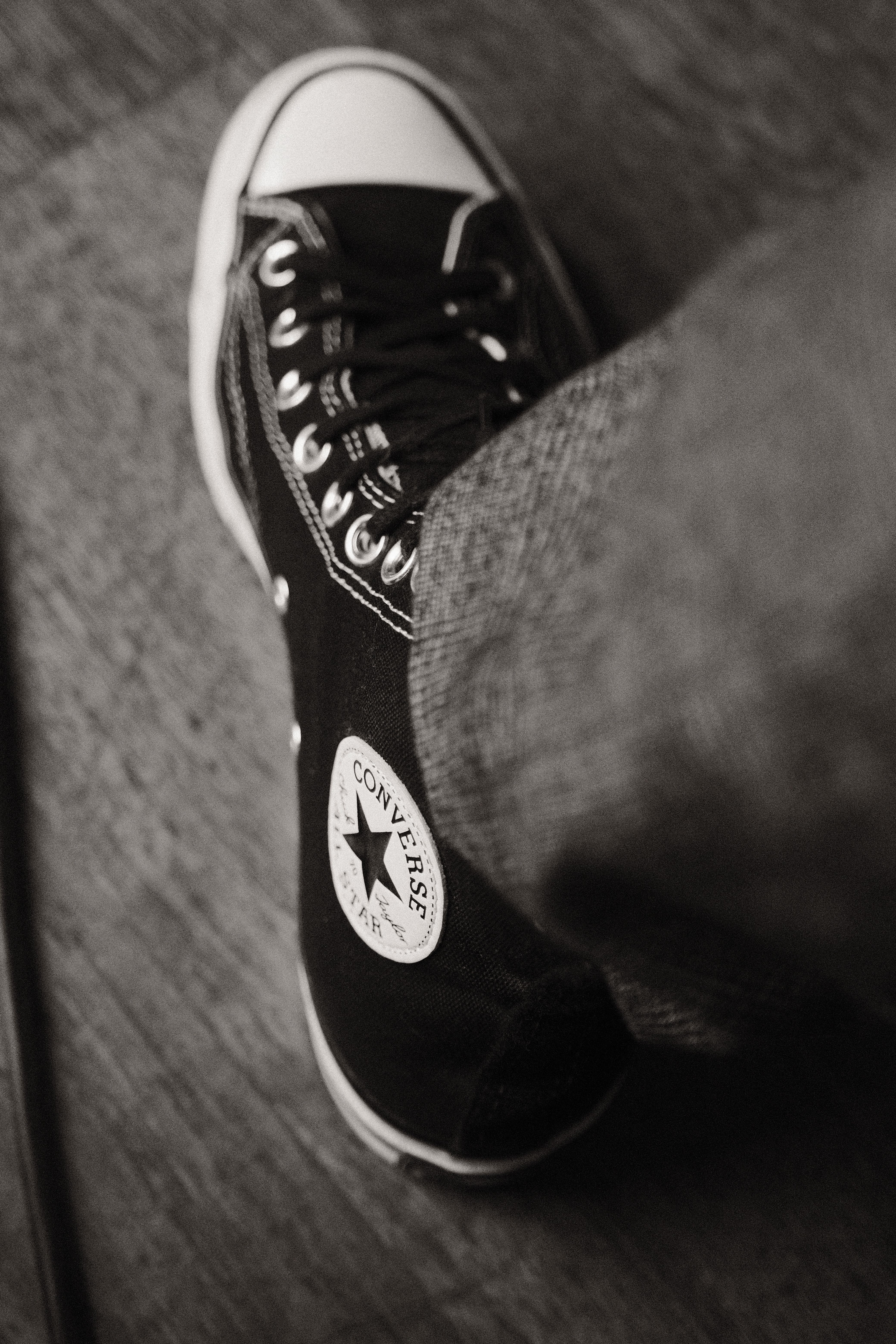 Top View of Converse Shoe · Free Stock Photo