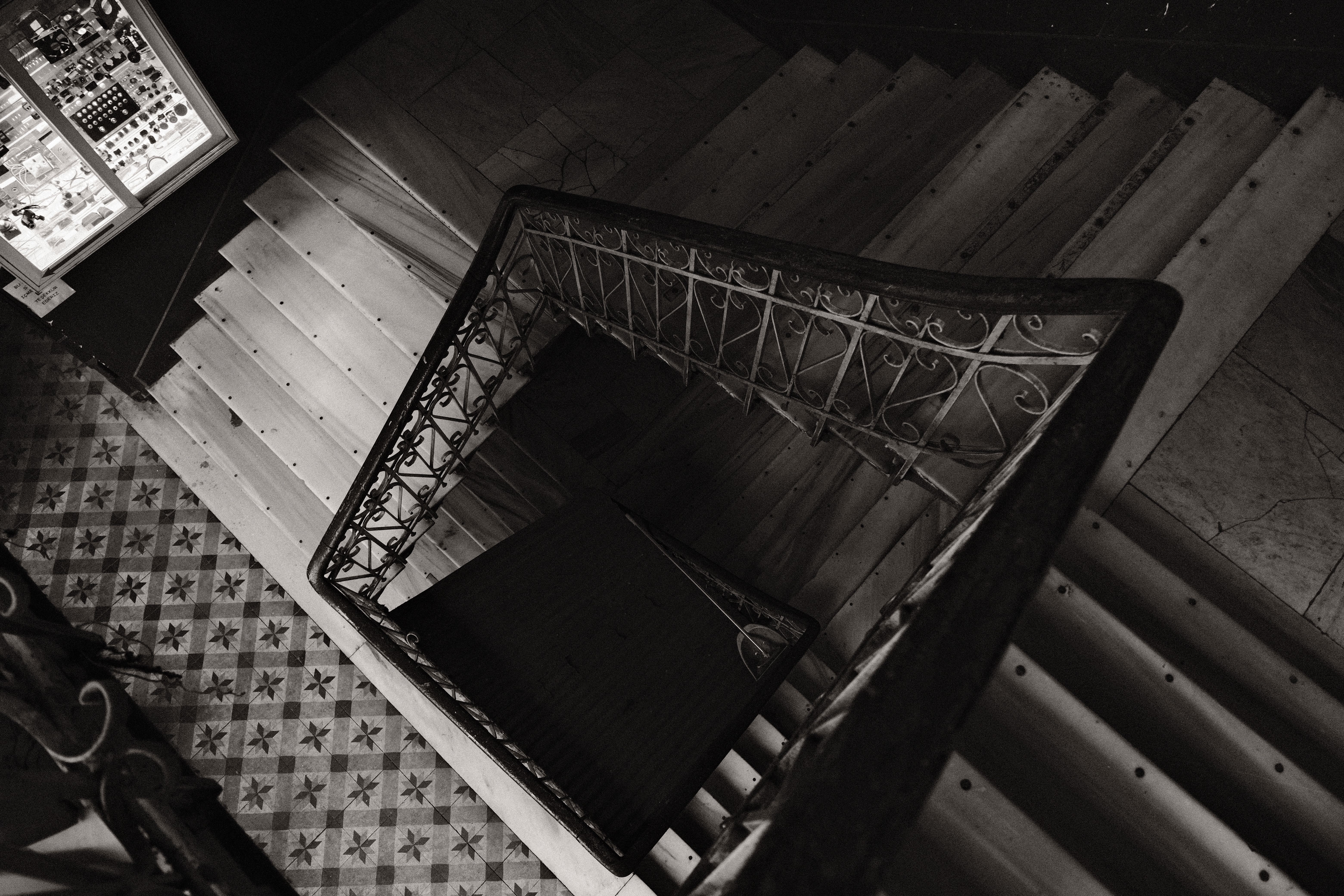 Aerial Photography of Spiral Stairs · Free Stock Photo