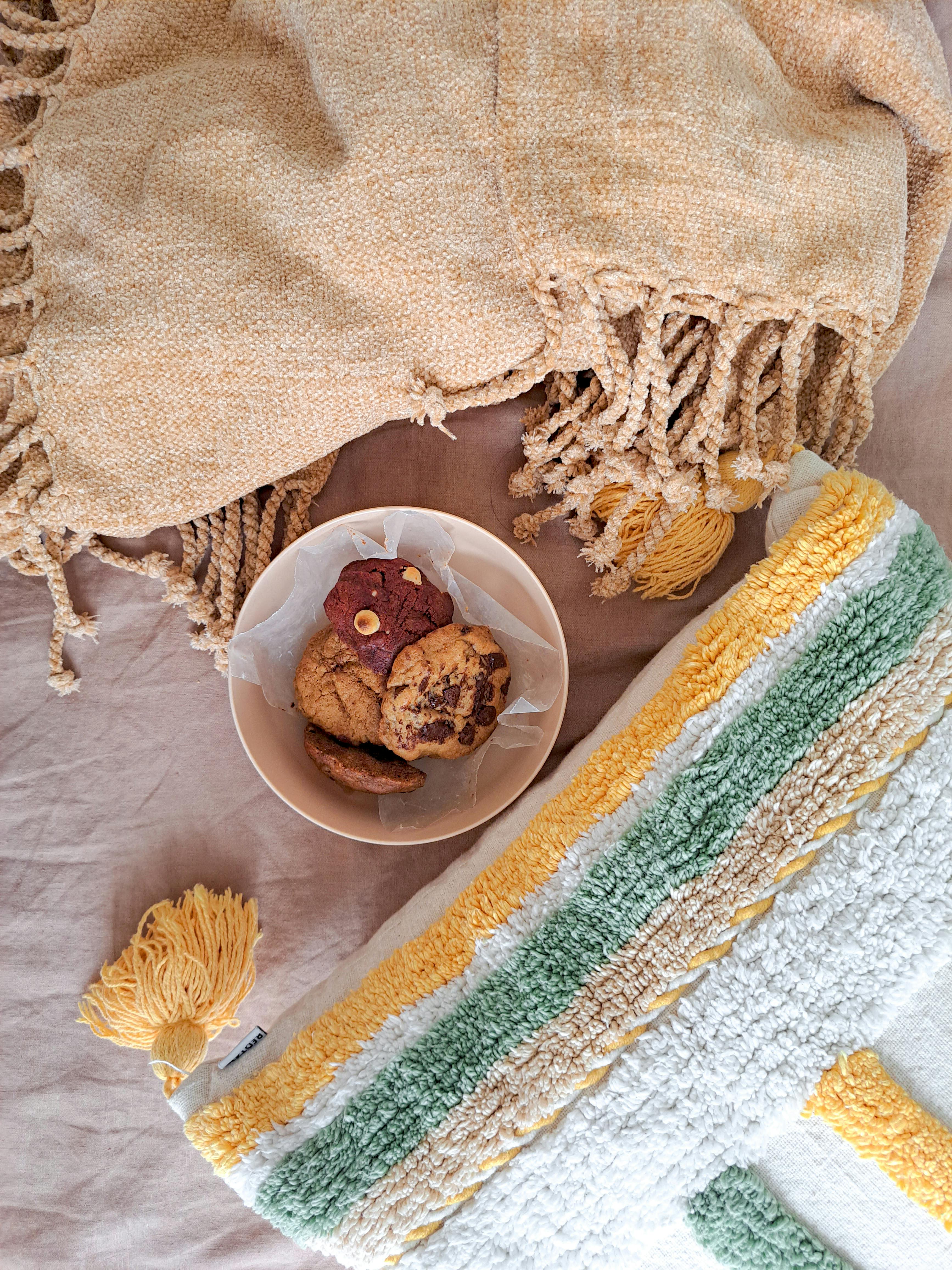 Aesthetic Flat Lay Photo of Cookies · Free Stock Photo