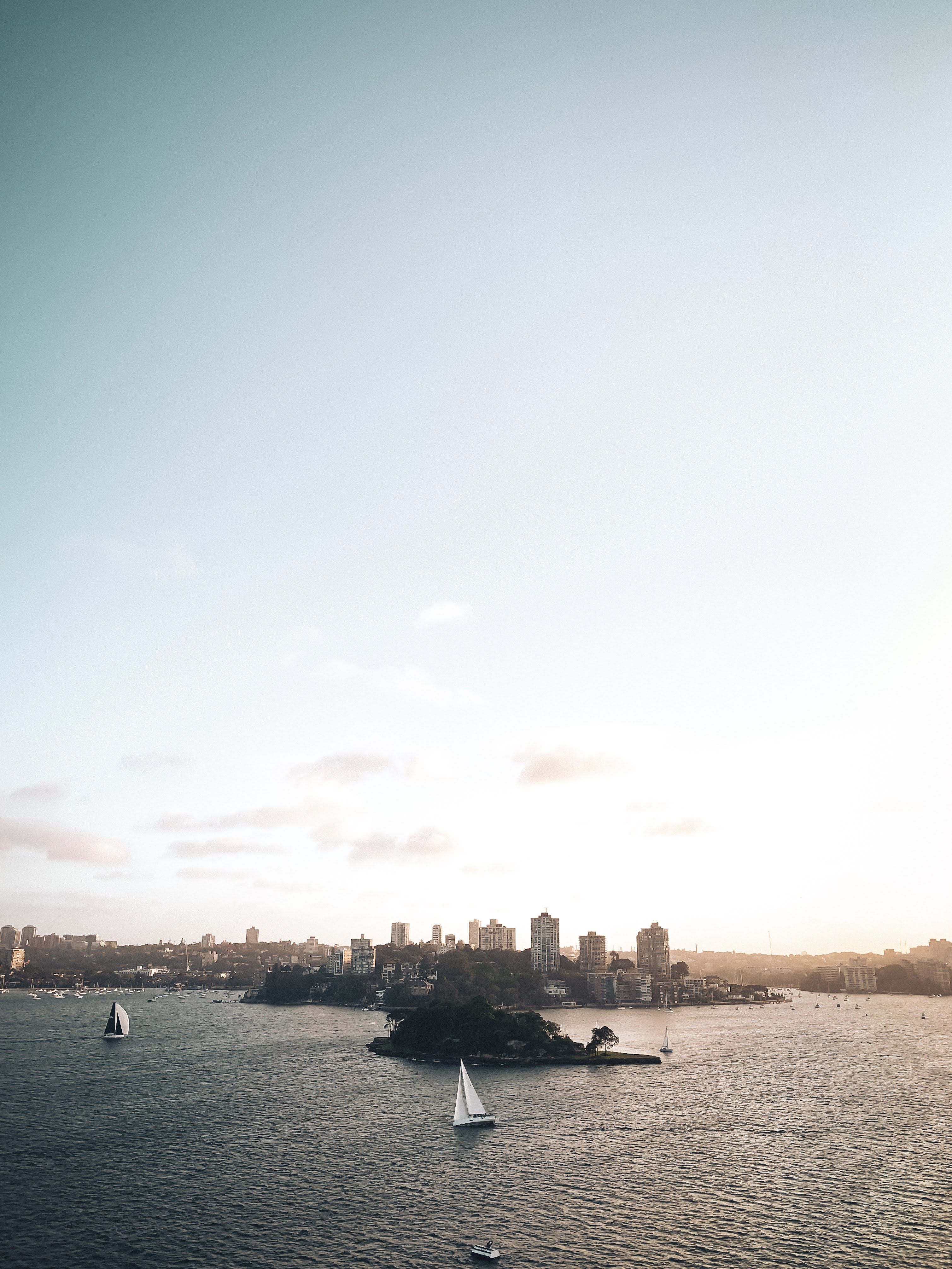 Top View Photo of Boats On Ocean · Free Stock Photo