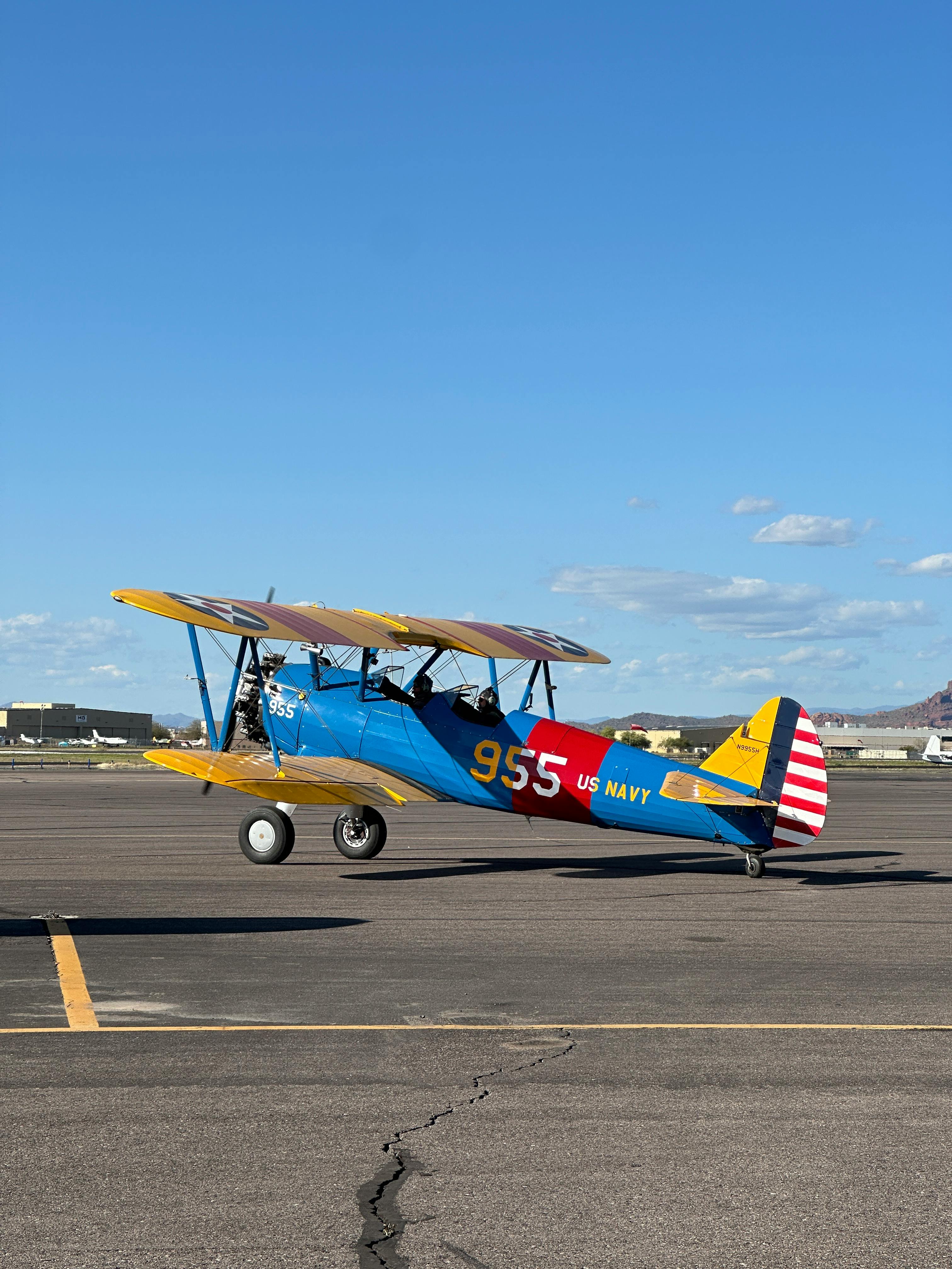 2 Biplanes Flying · Free Stock Photo