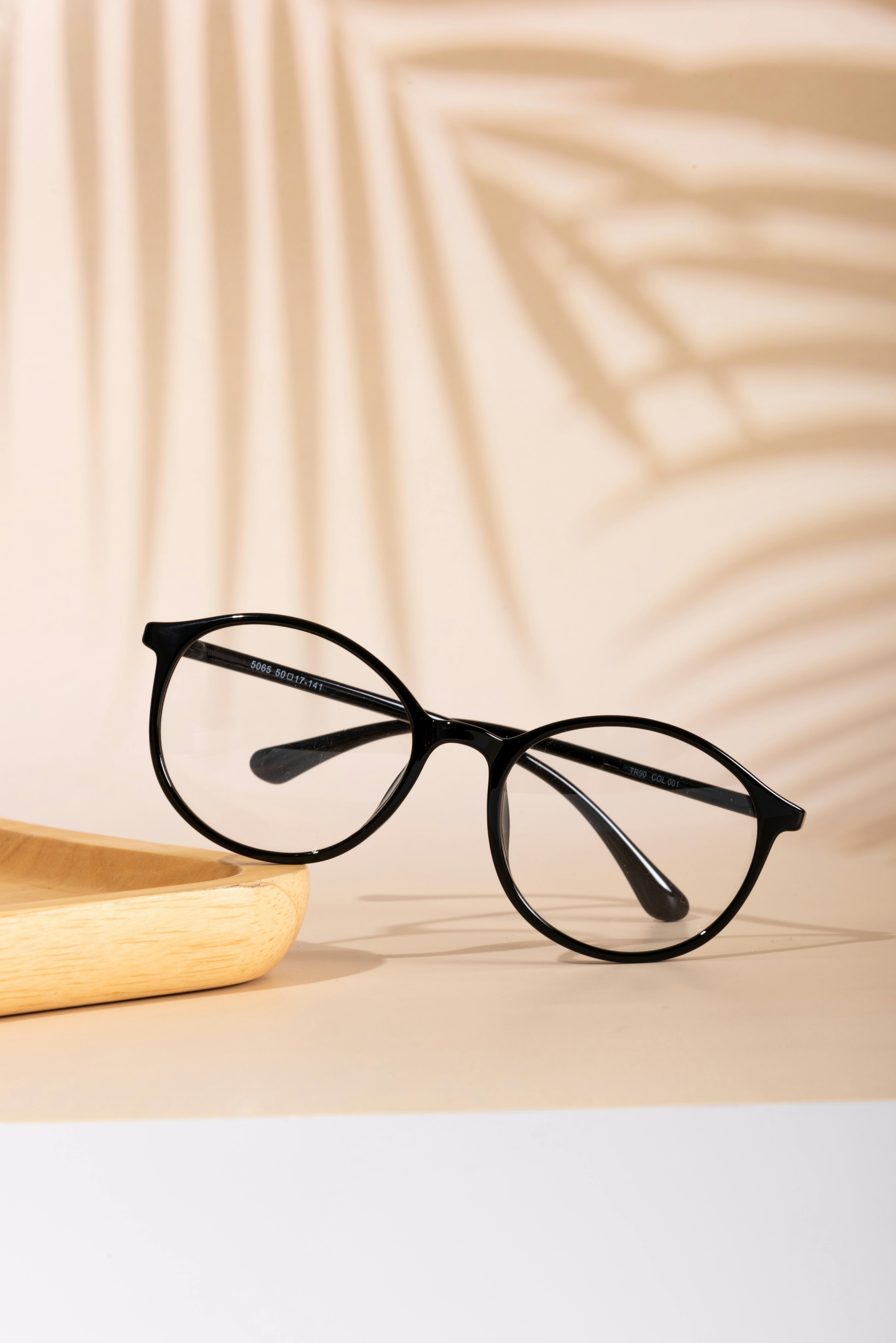 Eyeglasses on White Background · Free Stock Photo