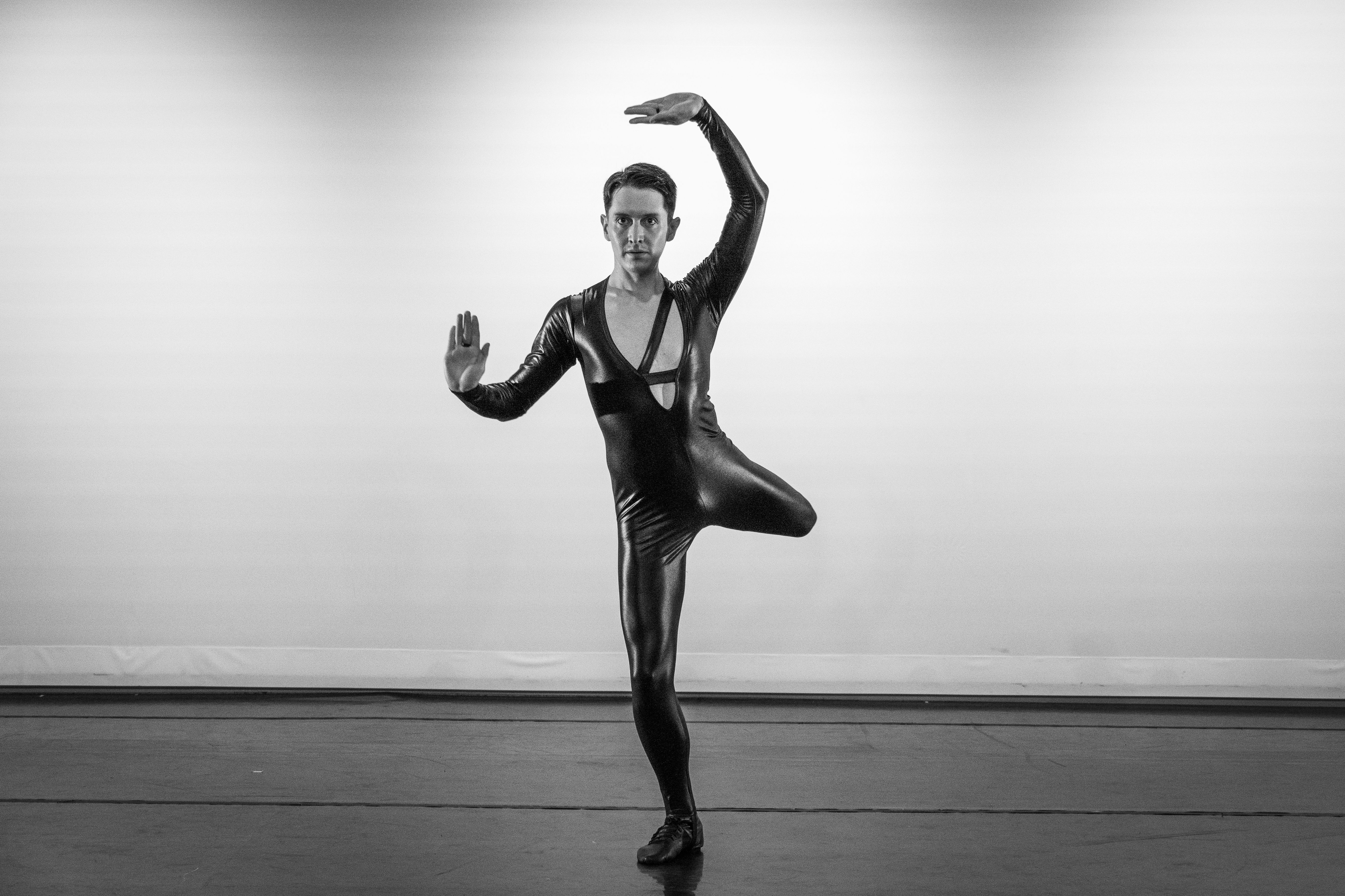 Dancer in Leather Suit · Free Stock Photo