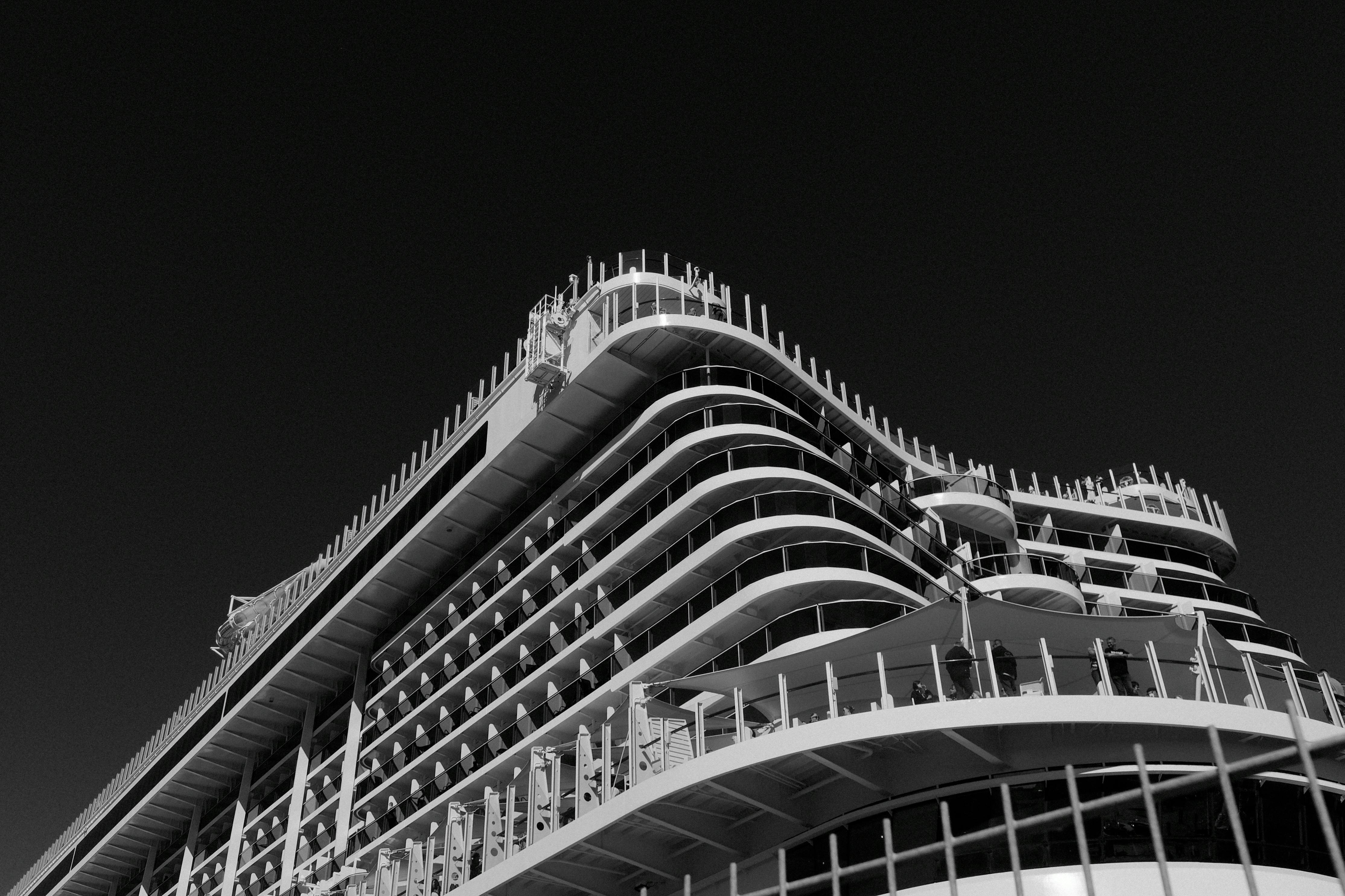 Top View Photo Of Boat On Sea · Free Stock Photo