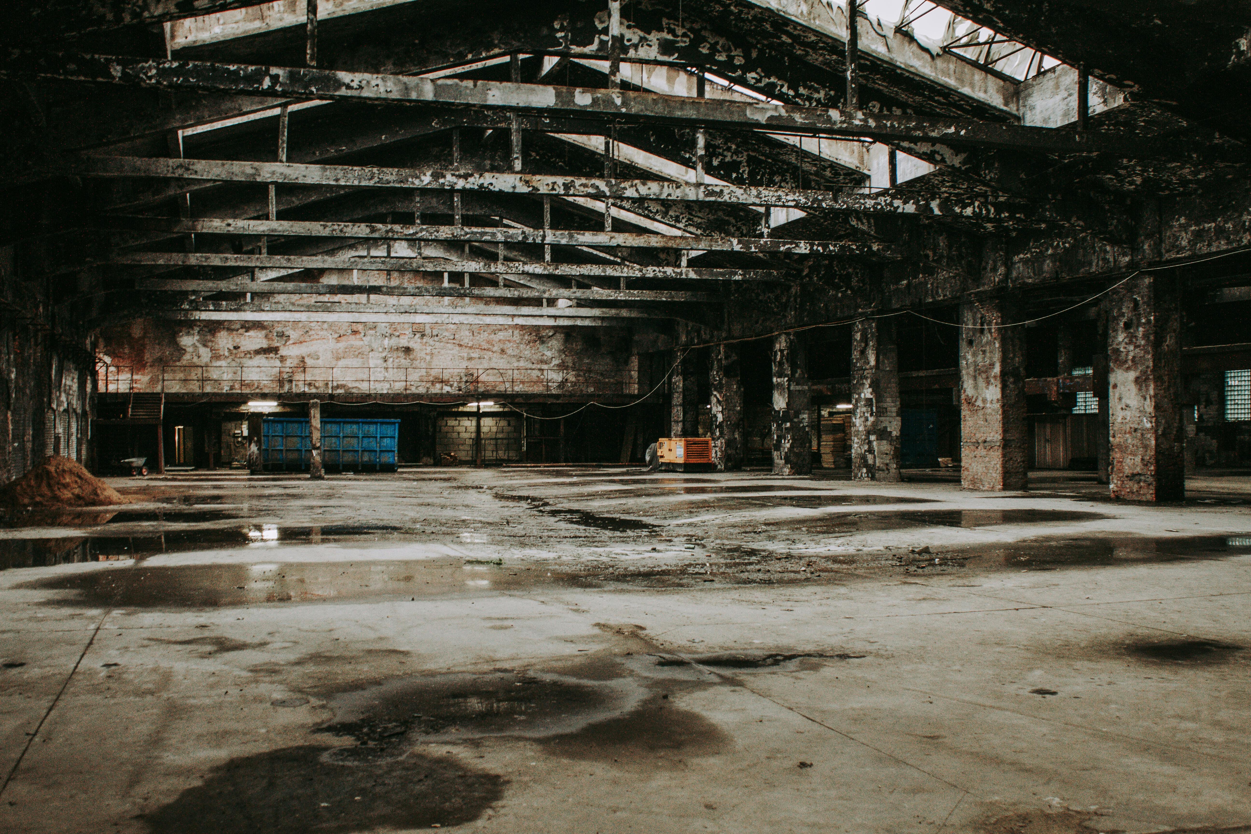 Abandoned Decayed Warehouse · Free Stock Photo
