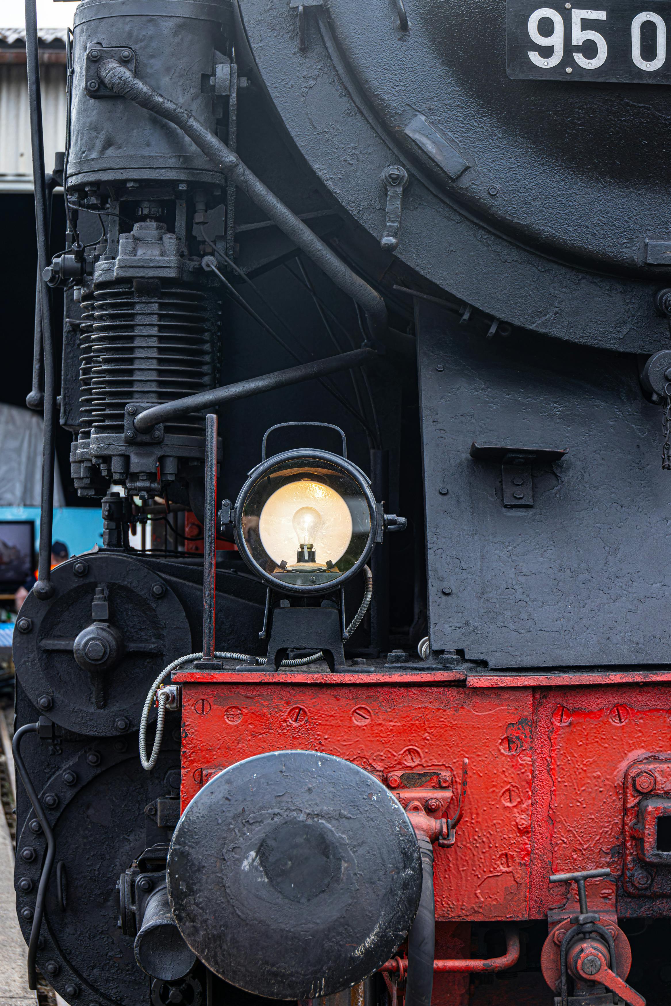 Close-up of a Light on a Train · Free Stock Photo