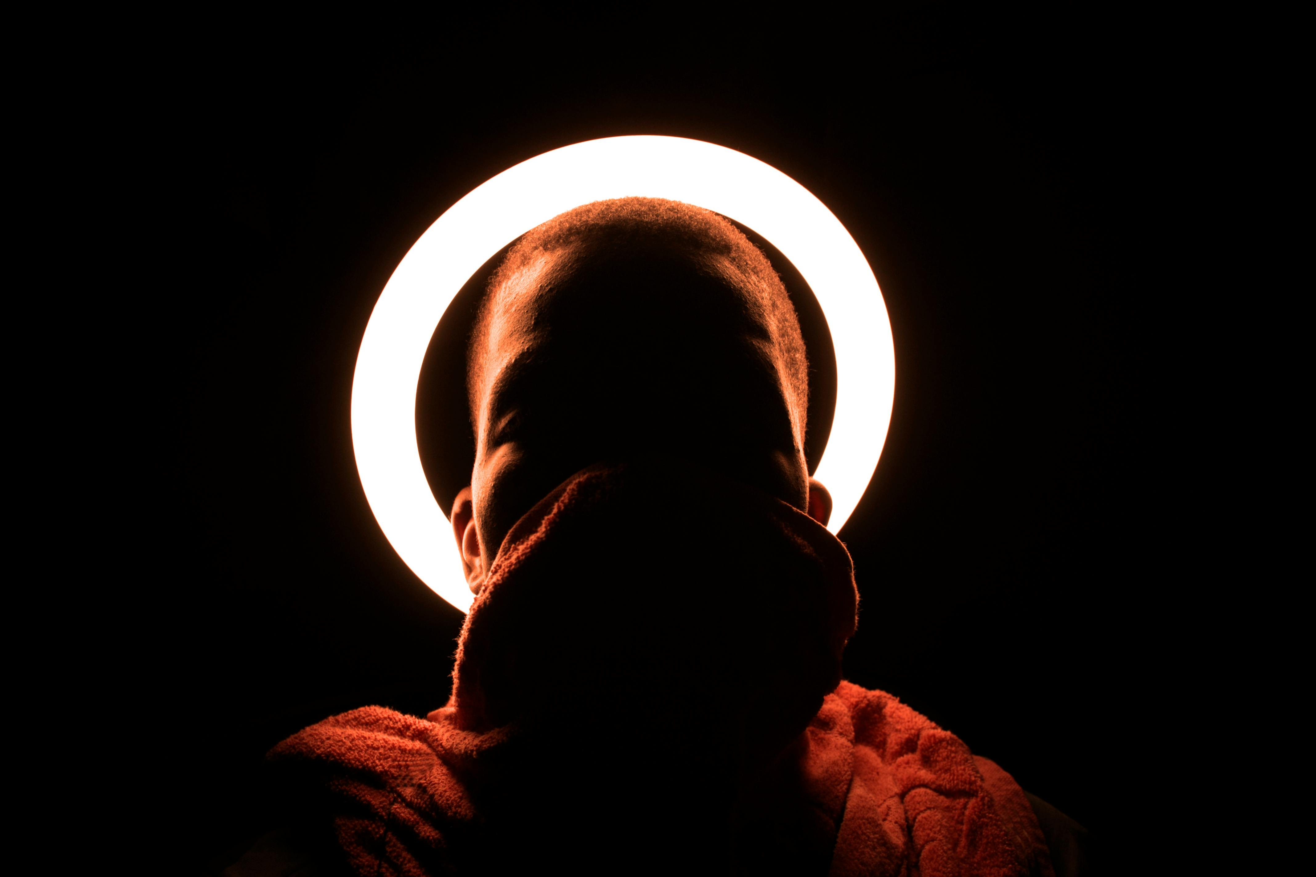 Back Lit Portrait of a Man · Free Stock Photo