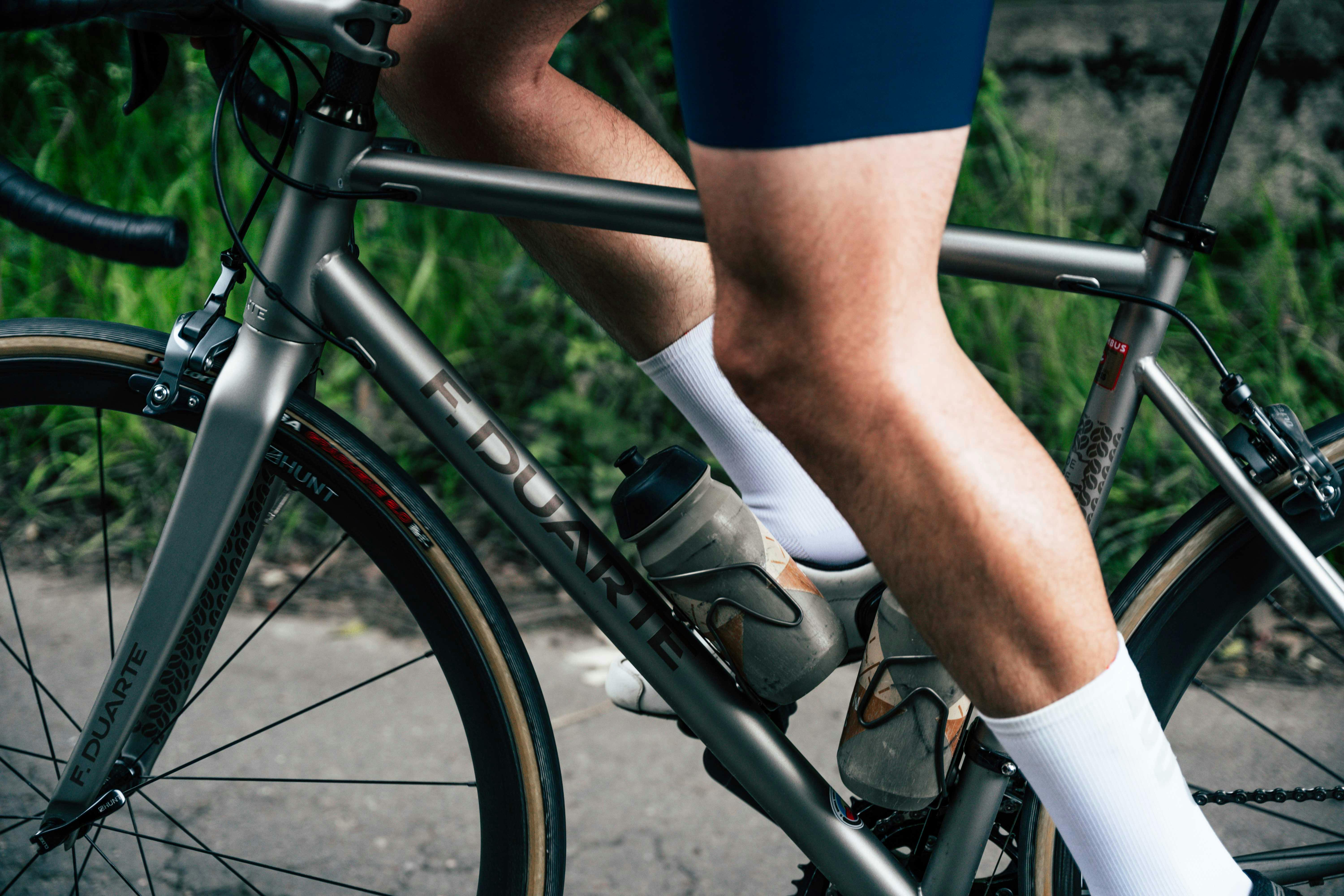 Close-up of a Cyclists Legs · Free Stock Photo