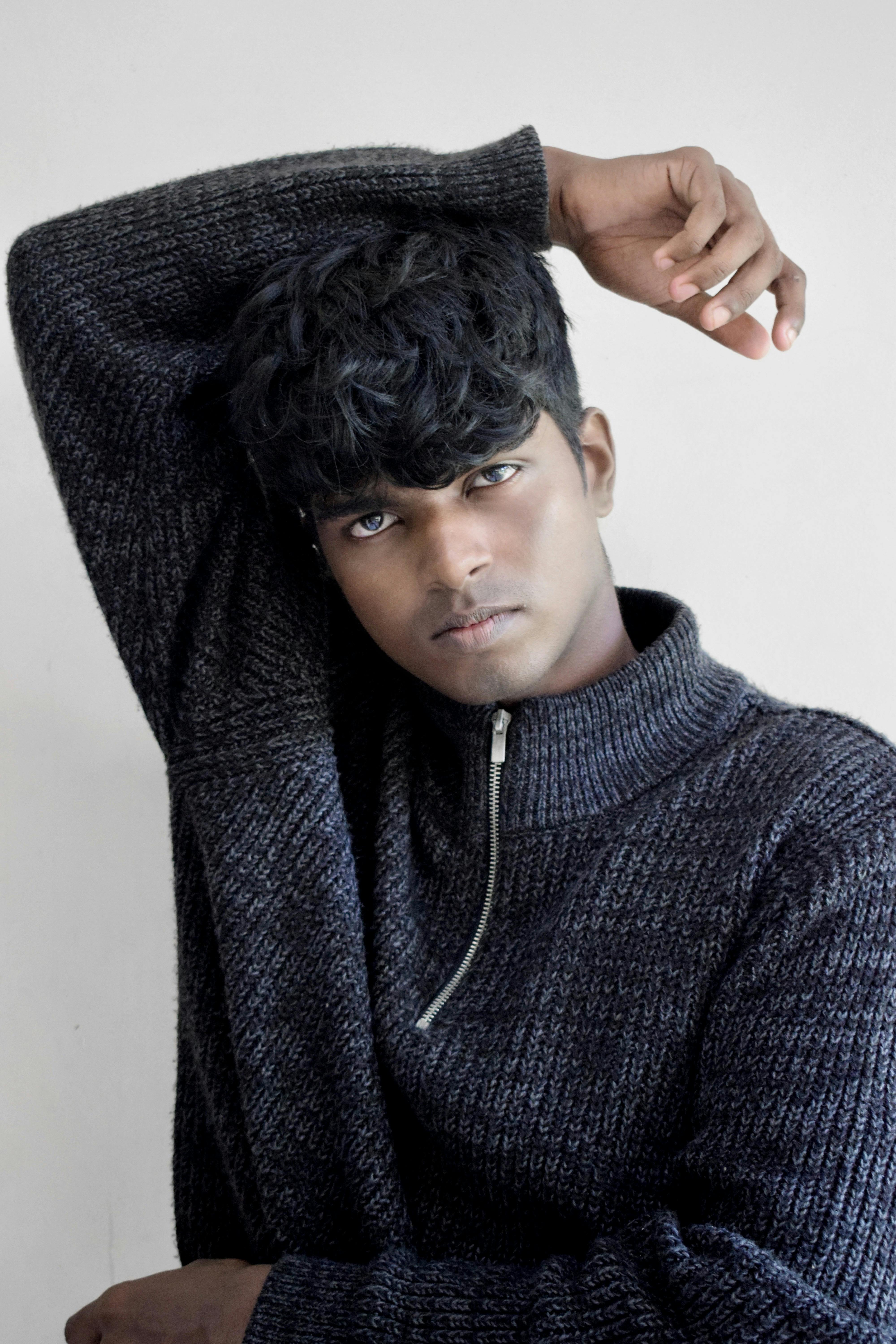 Photo of Man Wearing Black Sweater · Free Stock Photo