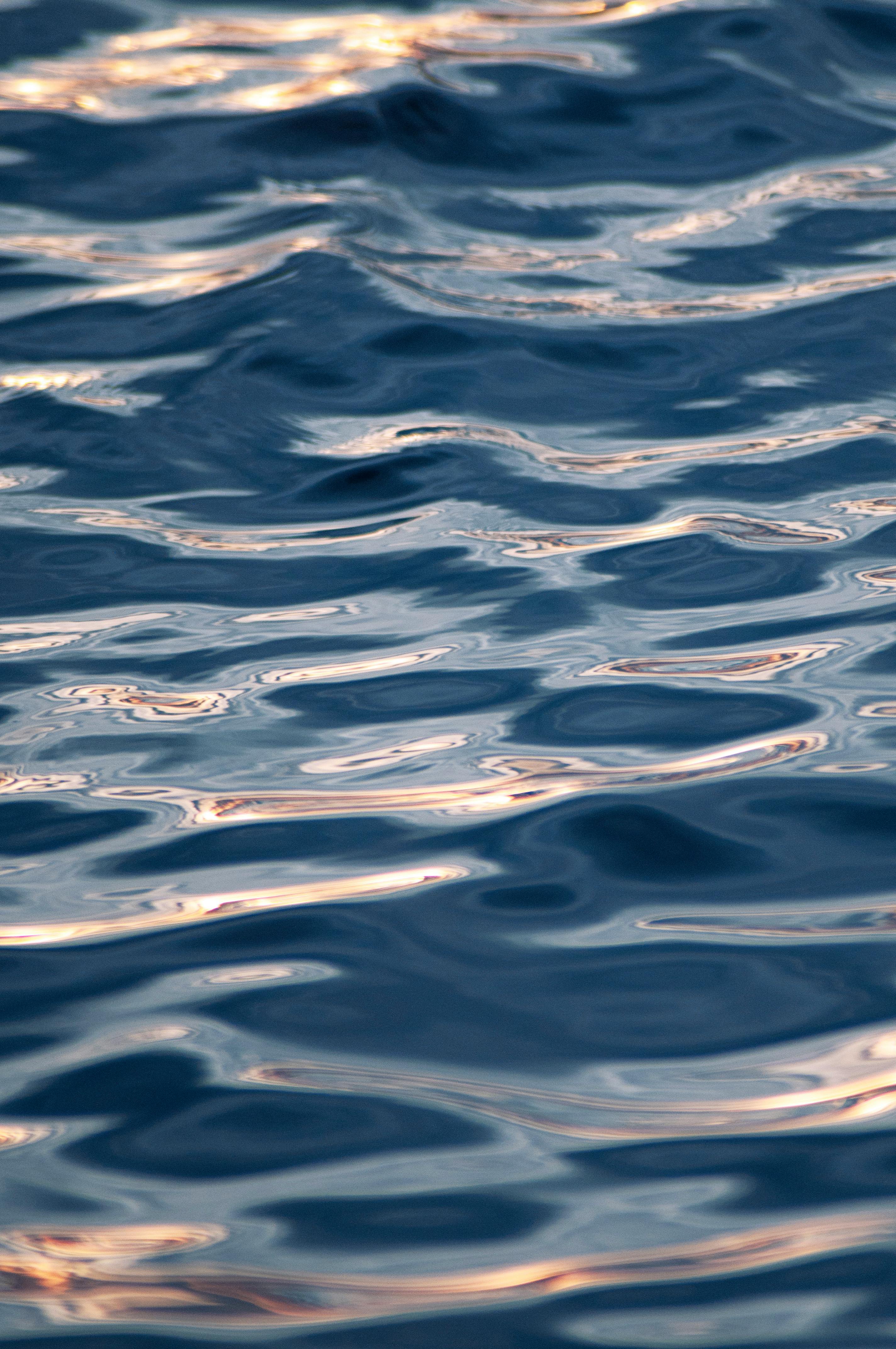 Blue Surface of an Undulating Sea · Free Stock Photo