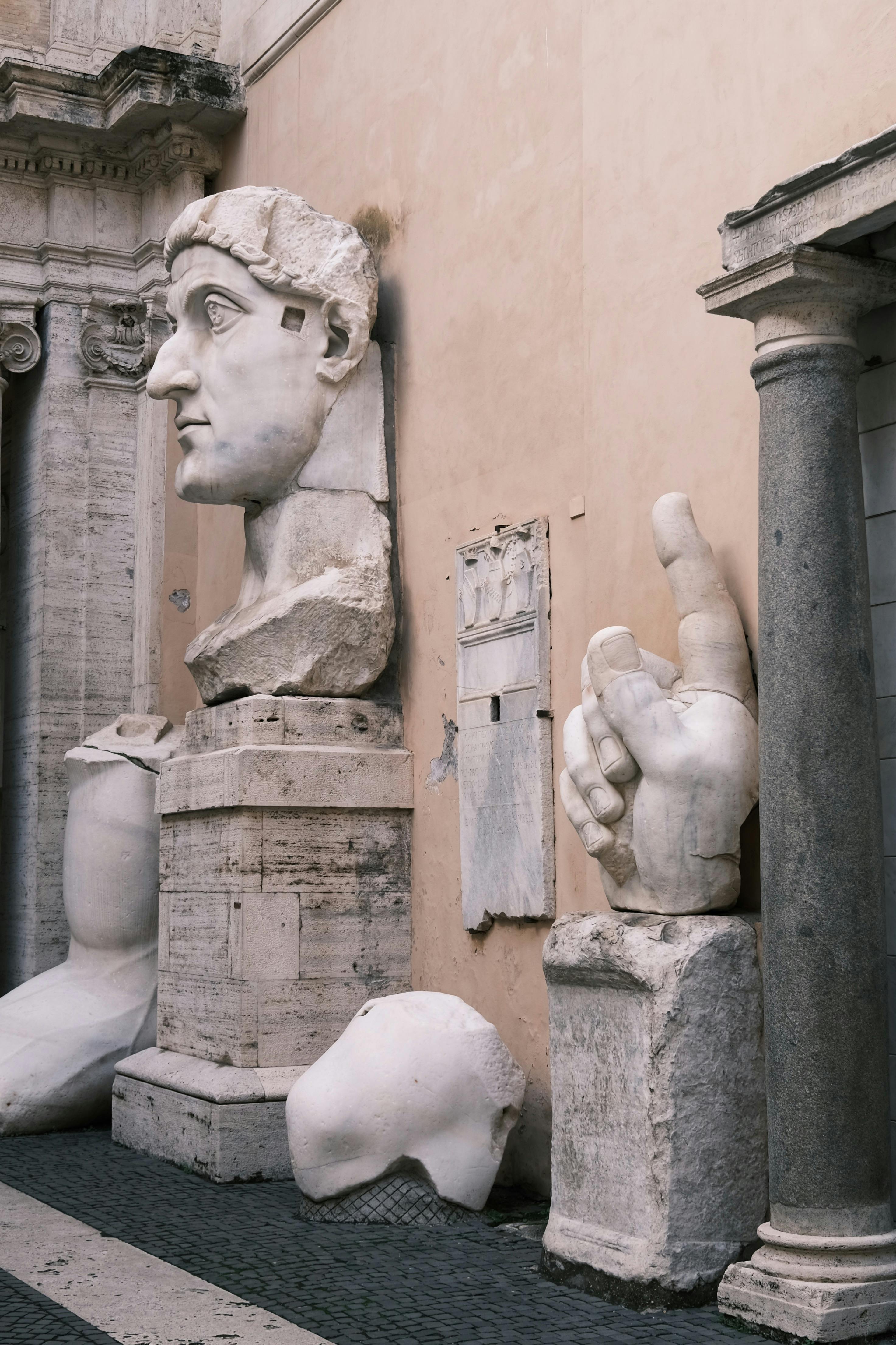 Colossus of Constantine, Capitoline Museums, Rome, Italy · Free Stock Photo