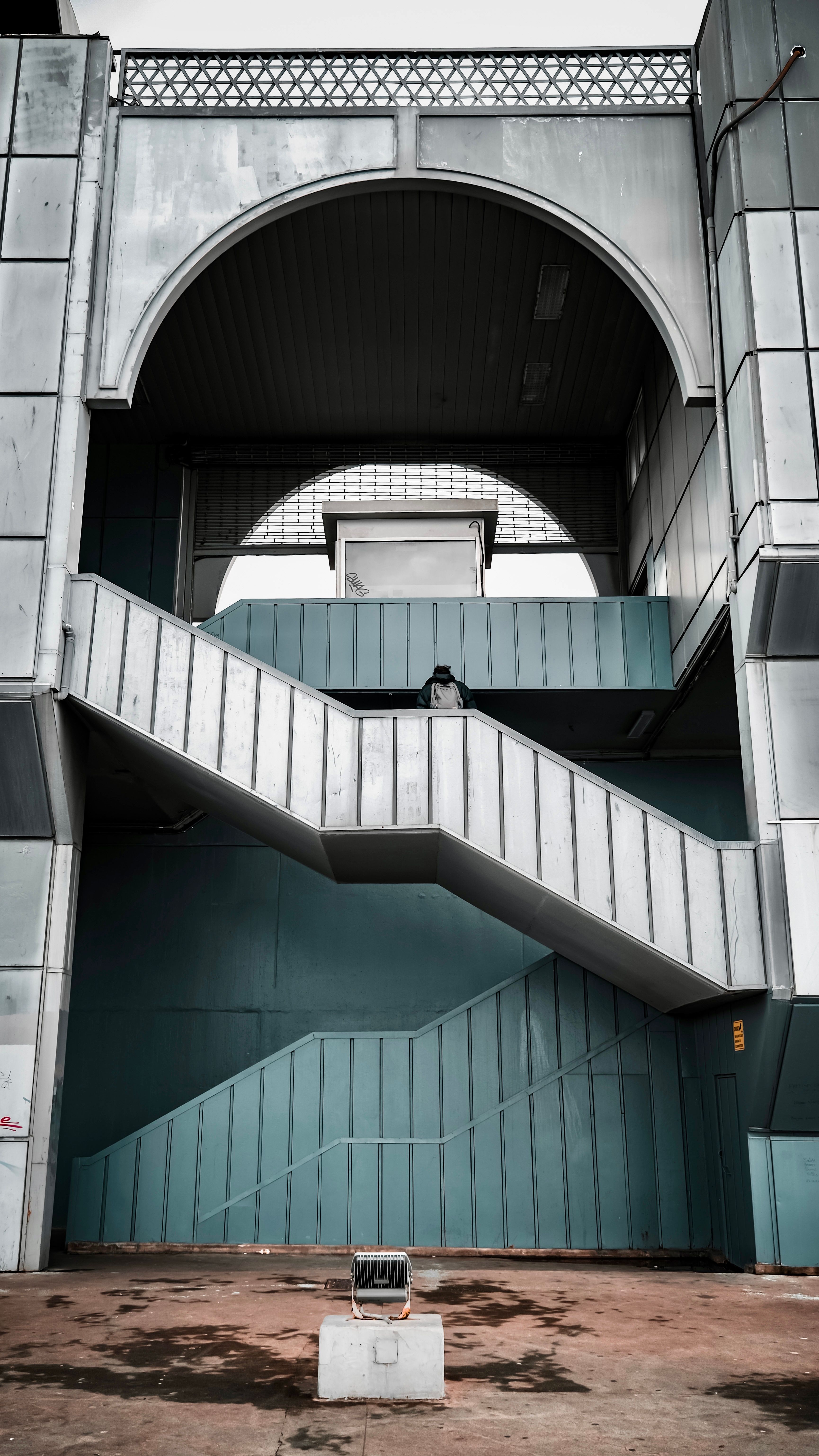Person Standing on Stairs · Free Stock Photo