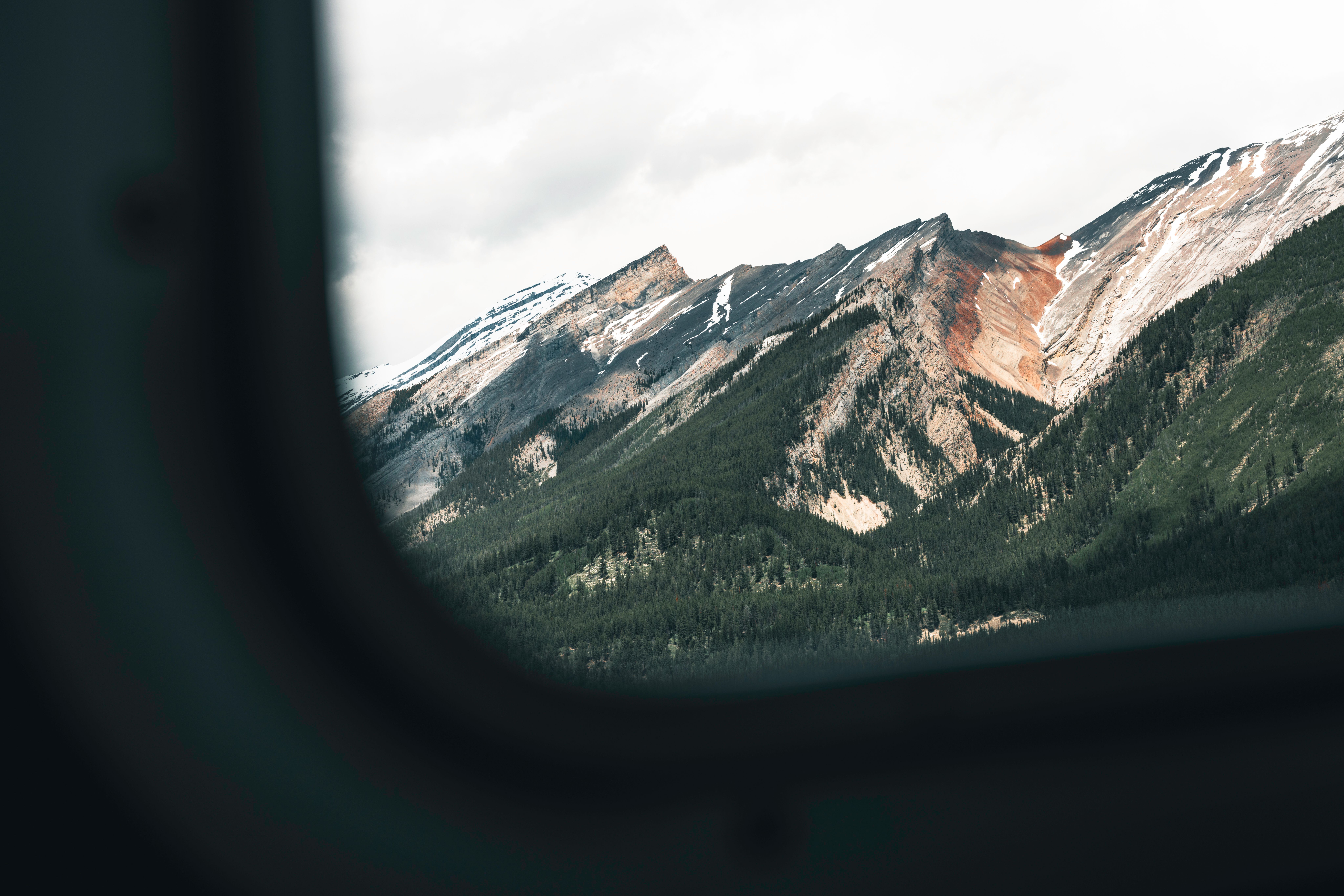 Scenic View of Mountains Seen from the Window · Free Stock Photo