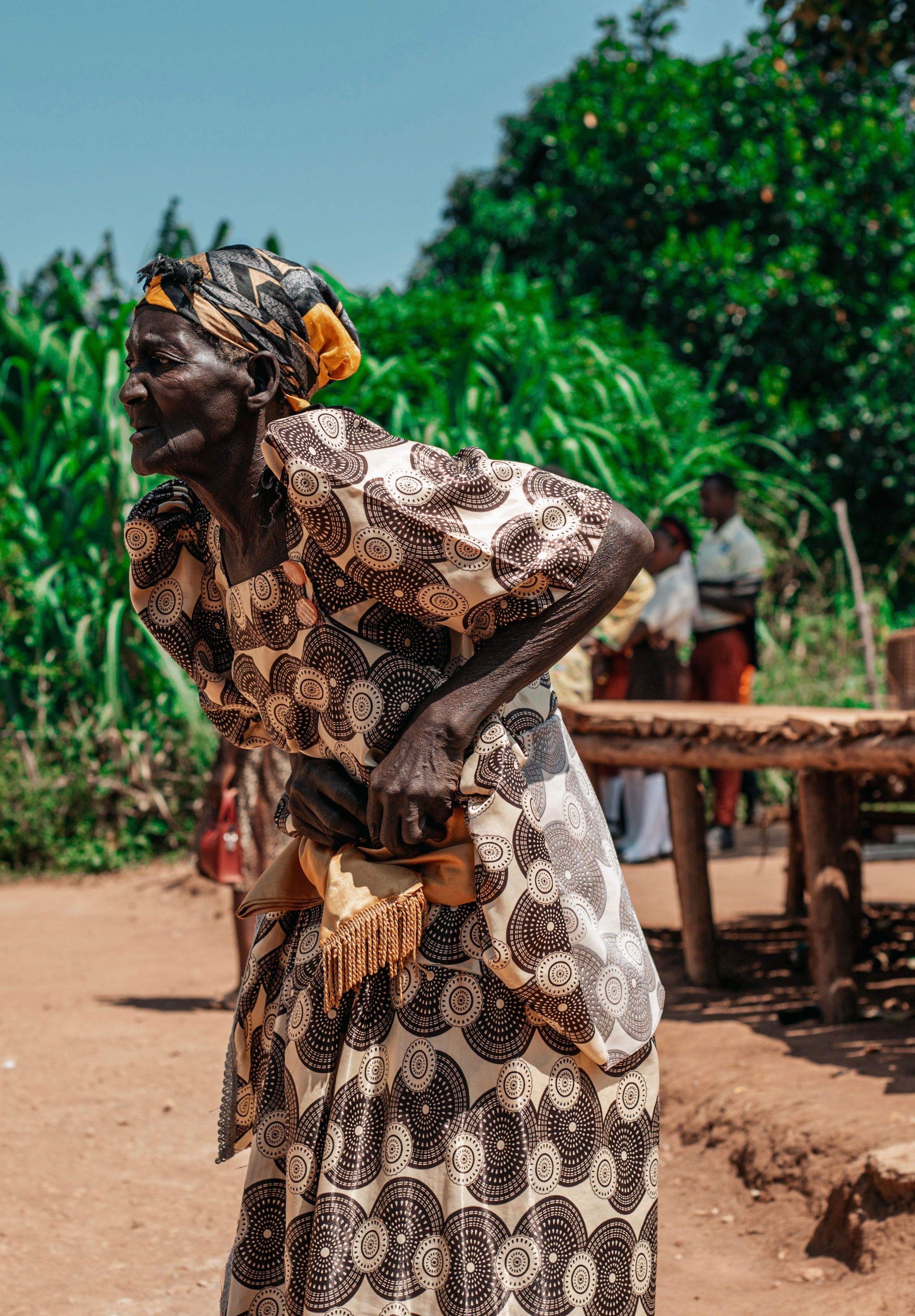 Elderly Woman in Traditional Clothing · Free Stock Photo