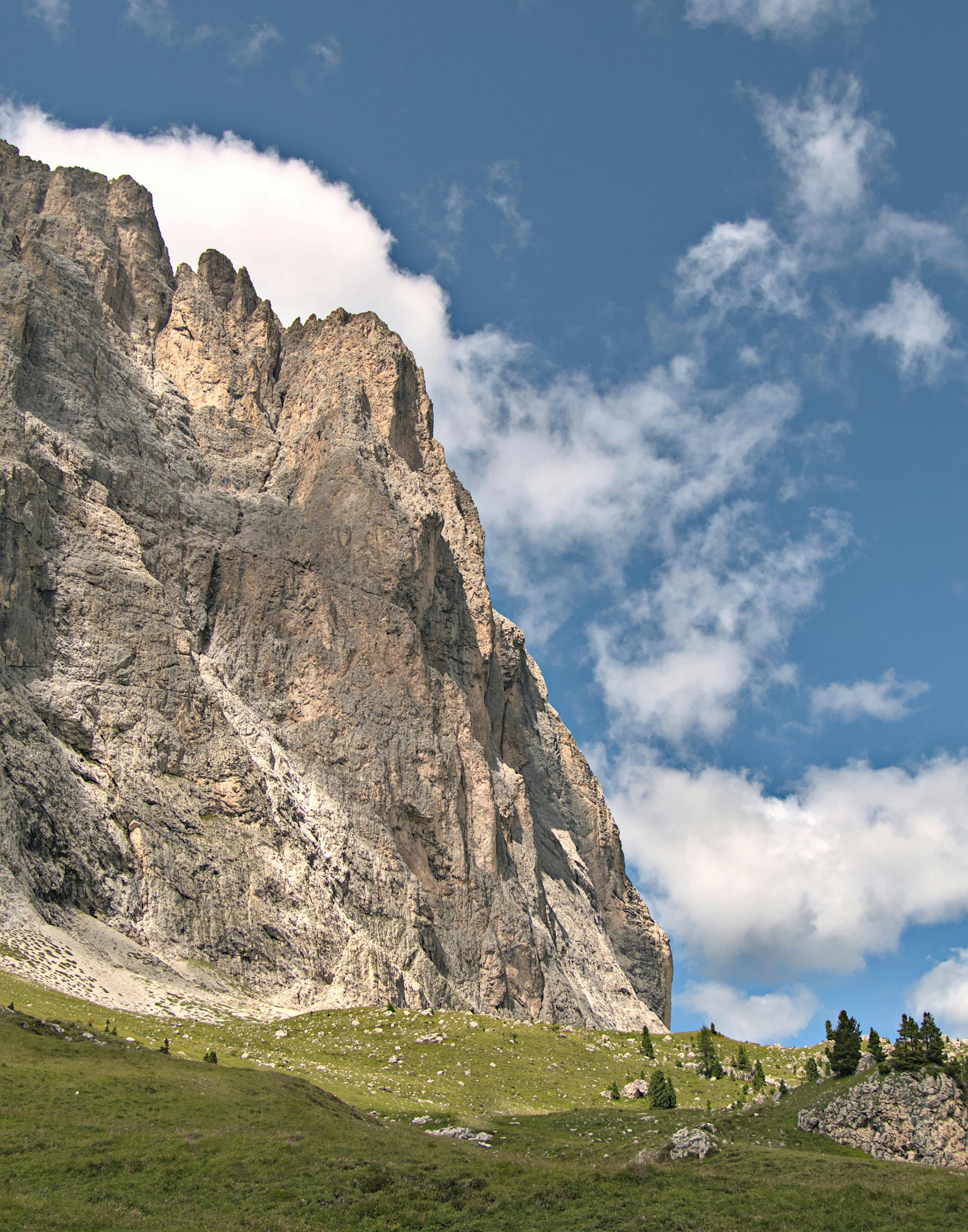 Selva Val Gardena Cliff in Italy · Free Stock Photo