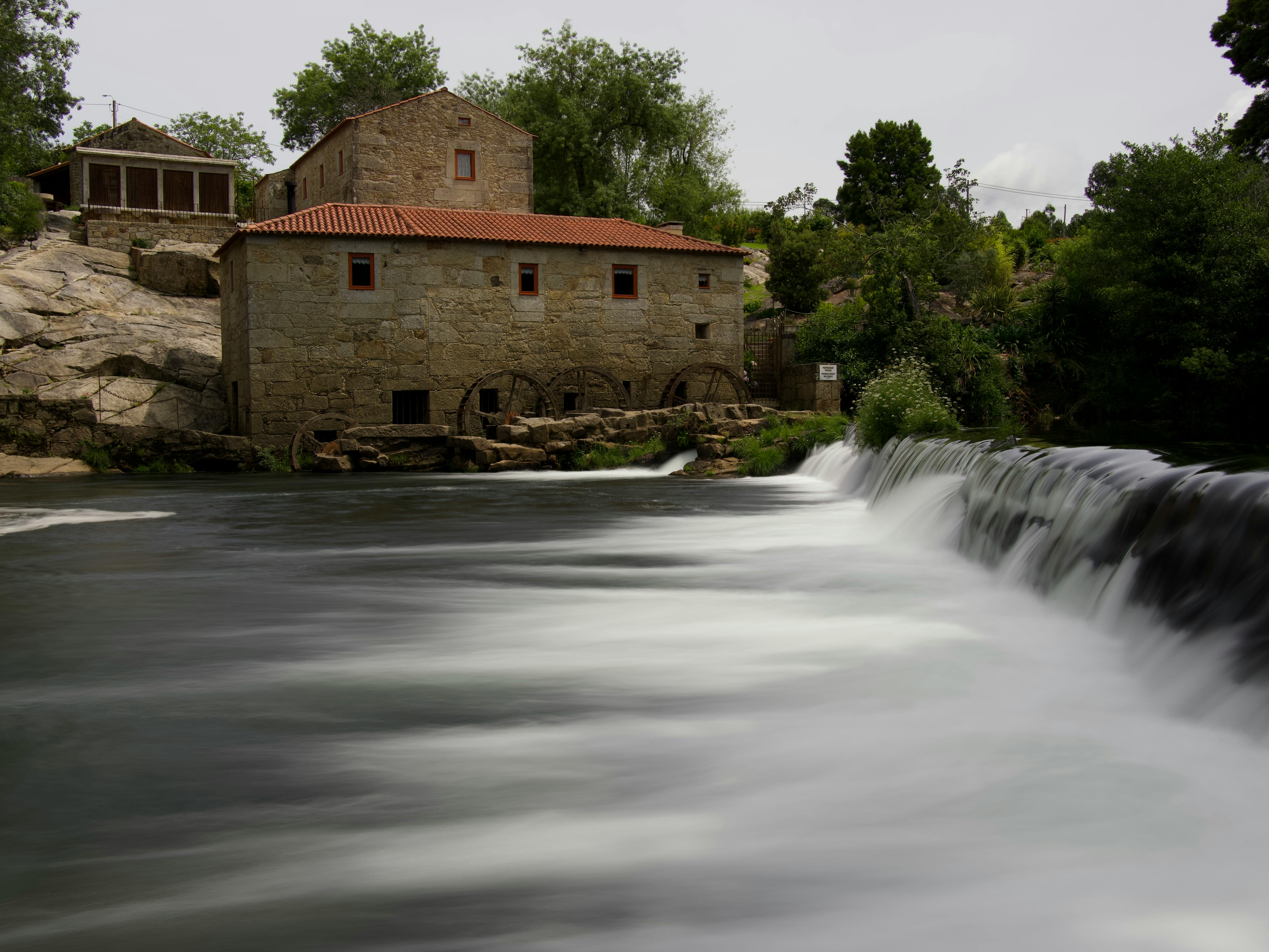 Watermill on River · Free Stock Photo