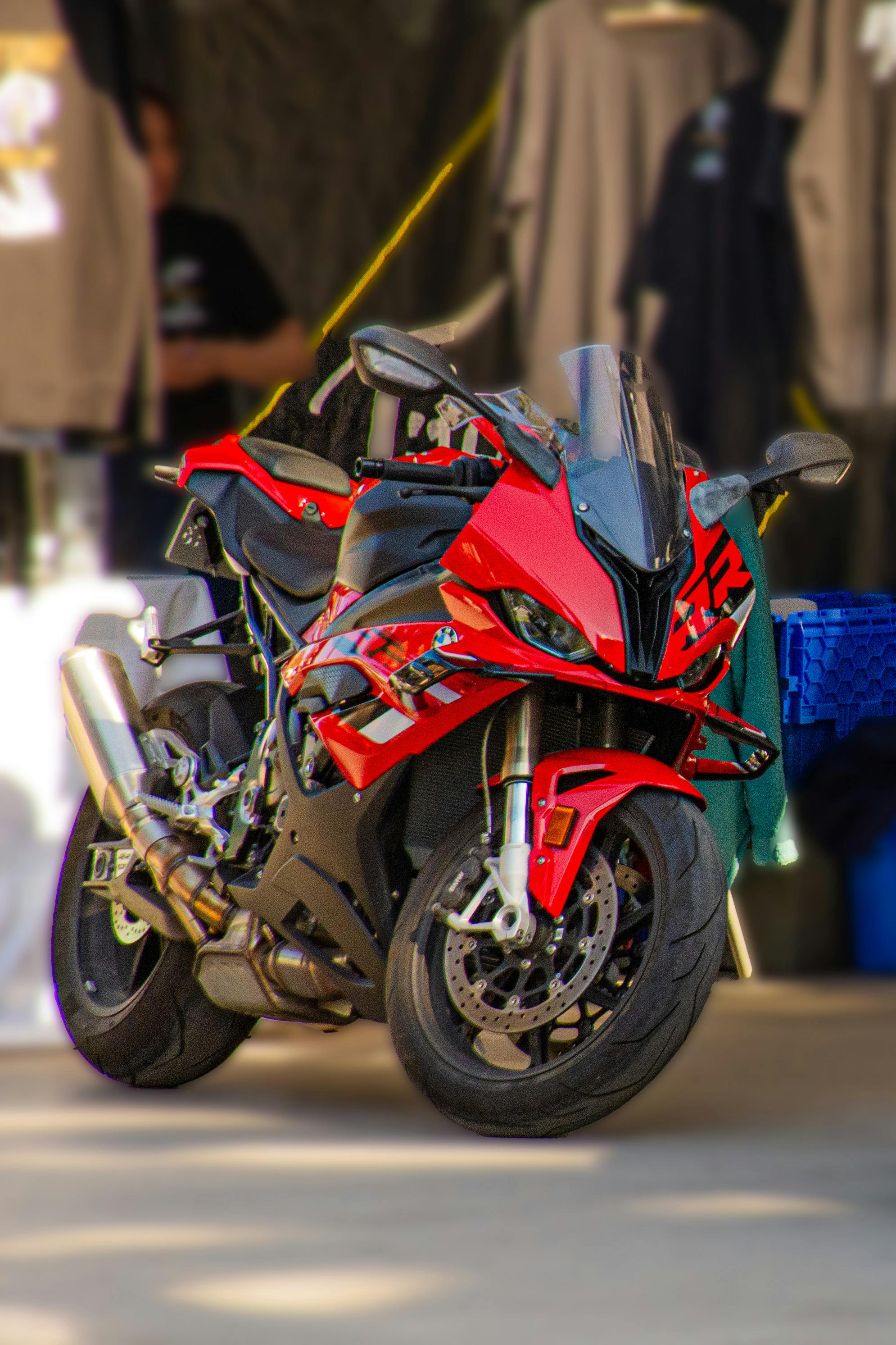 A Red BMW Motorcycle · Free Stock Photo