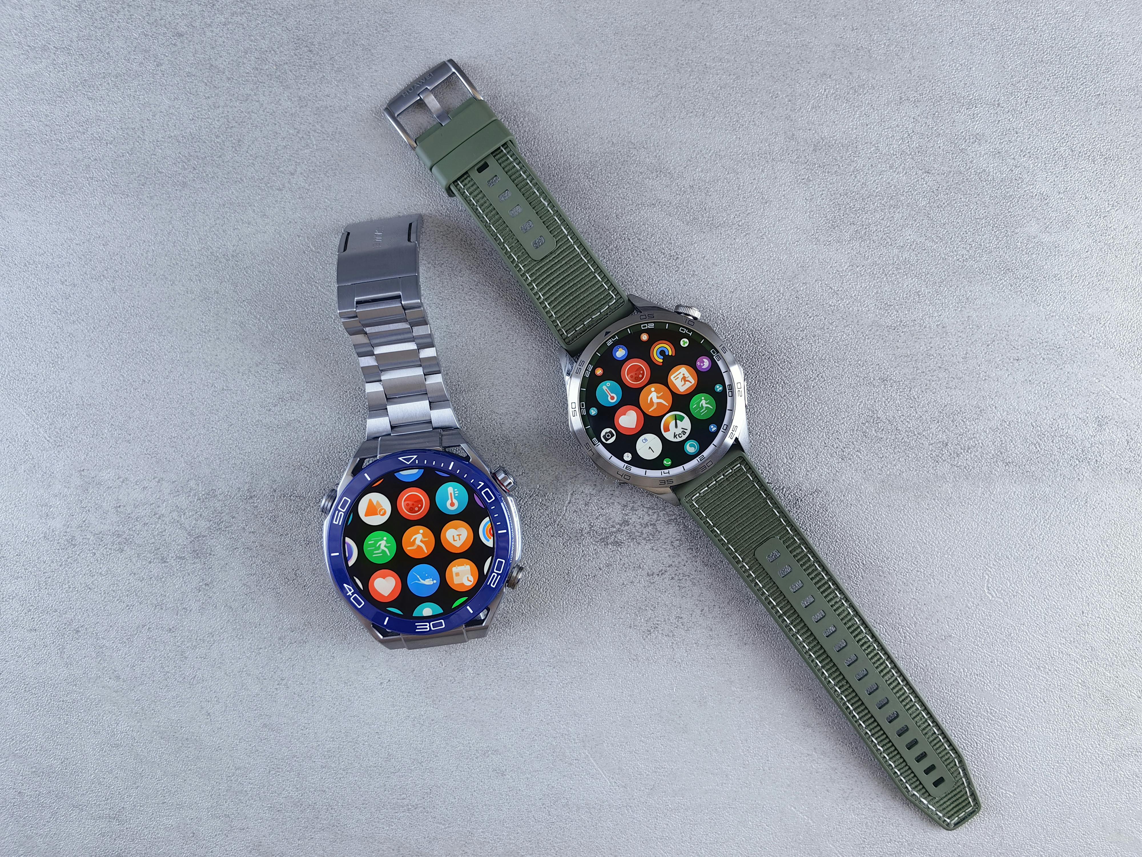 Smartwatches on Gray Background · Free Stock Photo