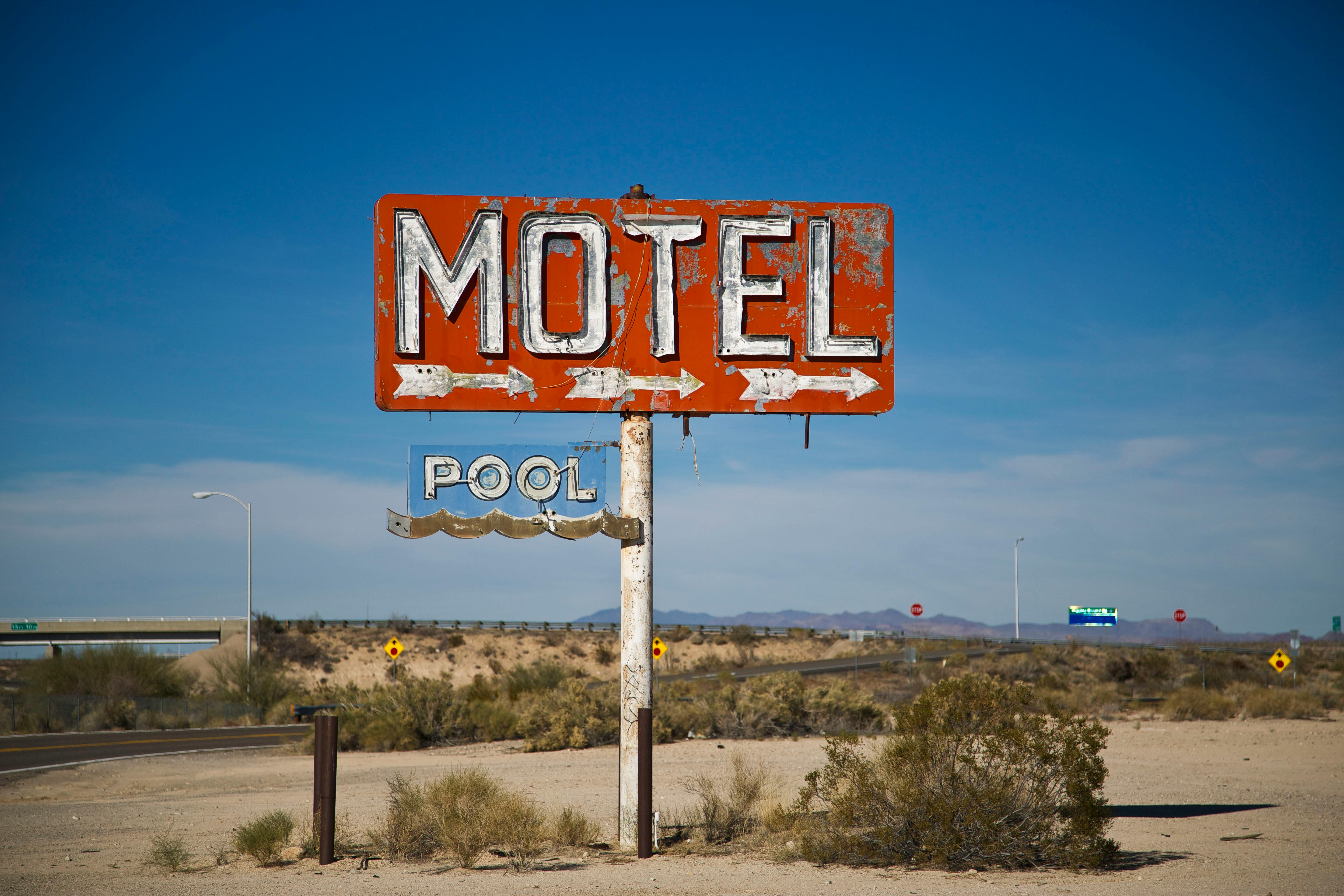 Motel Road Sign · Free Stock Photo