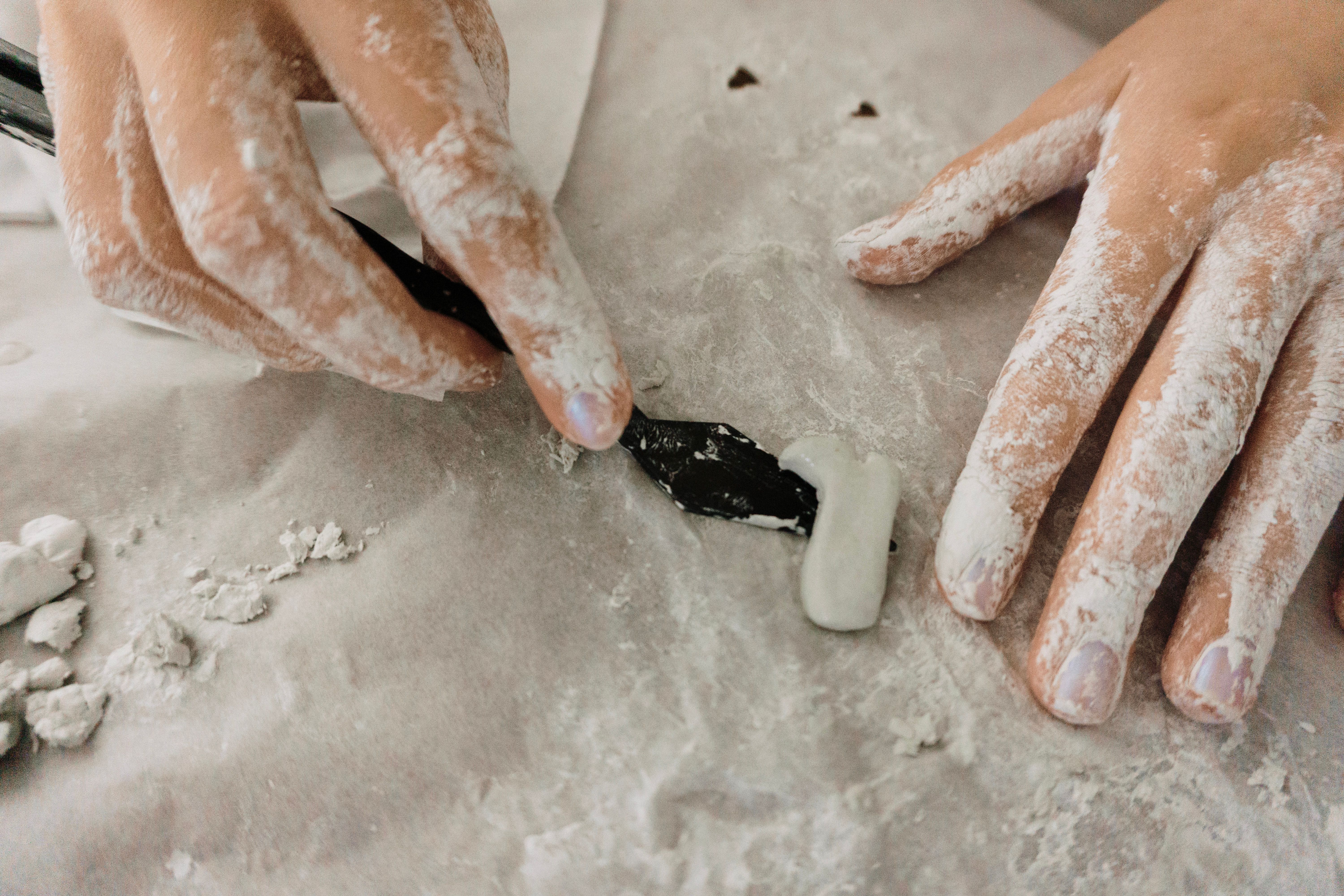 Woman Making in Clay · Free Stock Photo