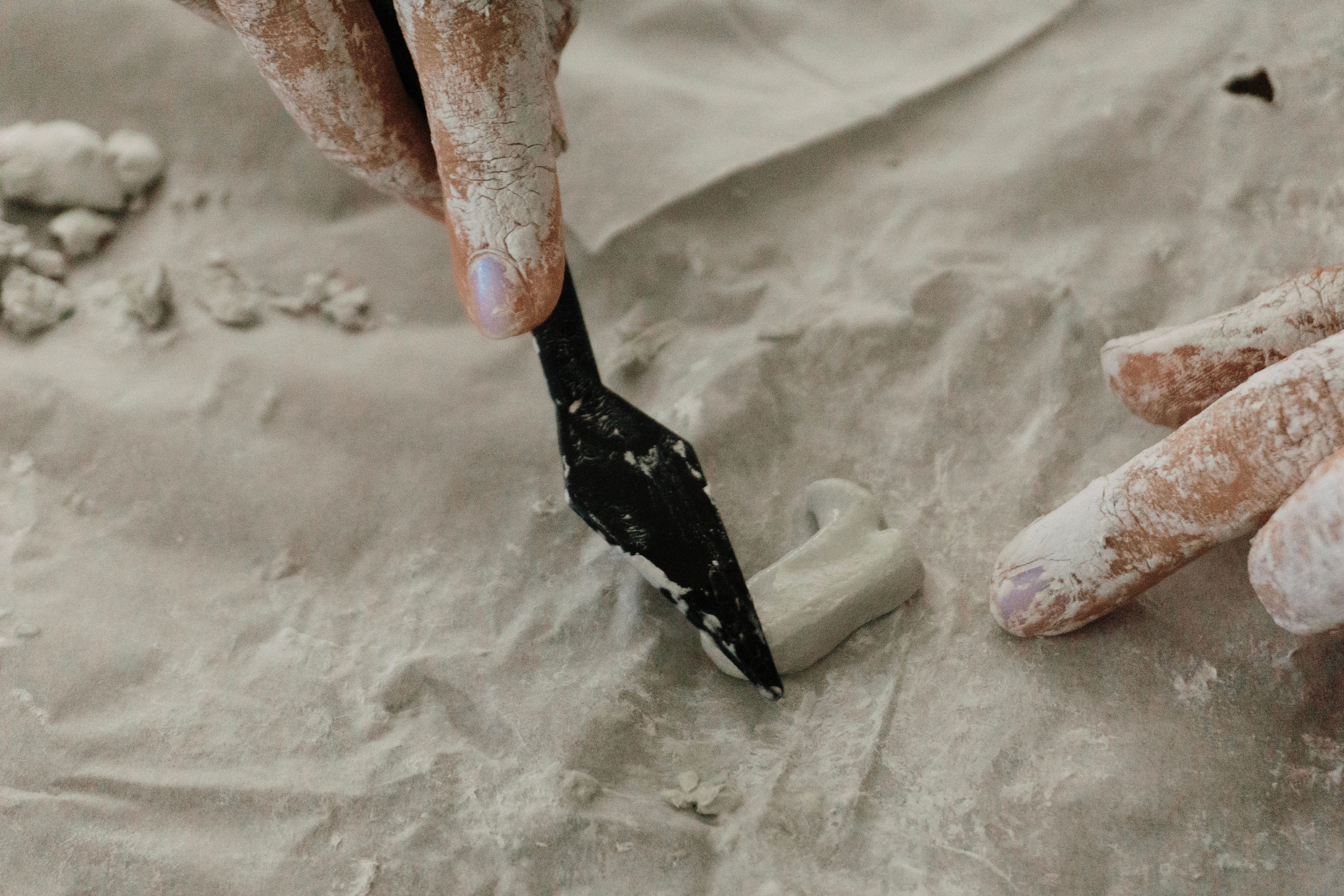 Woman Making in Clay · Free Stock Photo