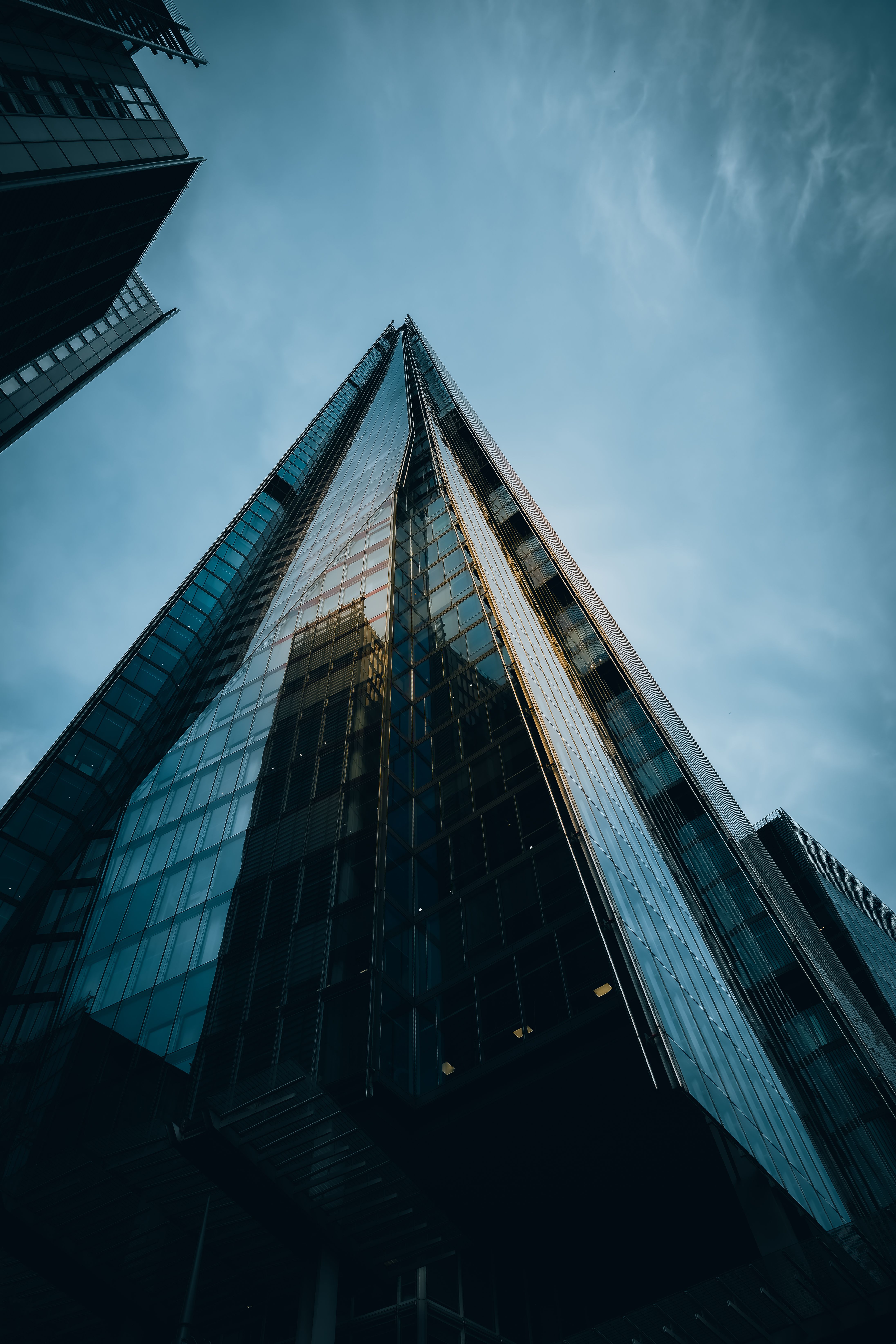 Low Angle Shot of The Shard Skyscraper in London · Free Stock Photo