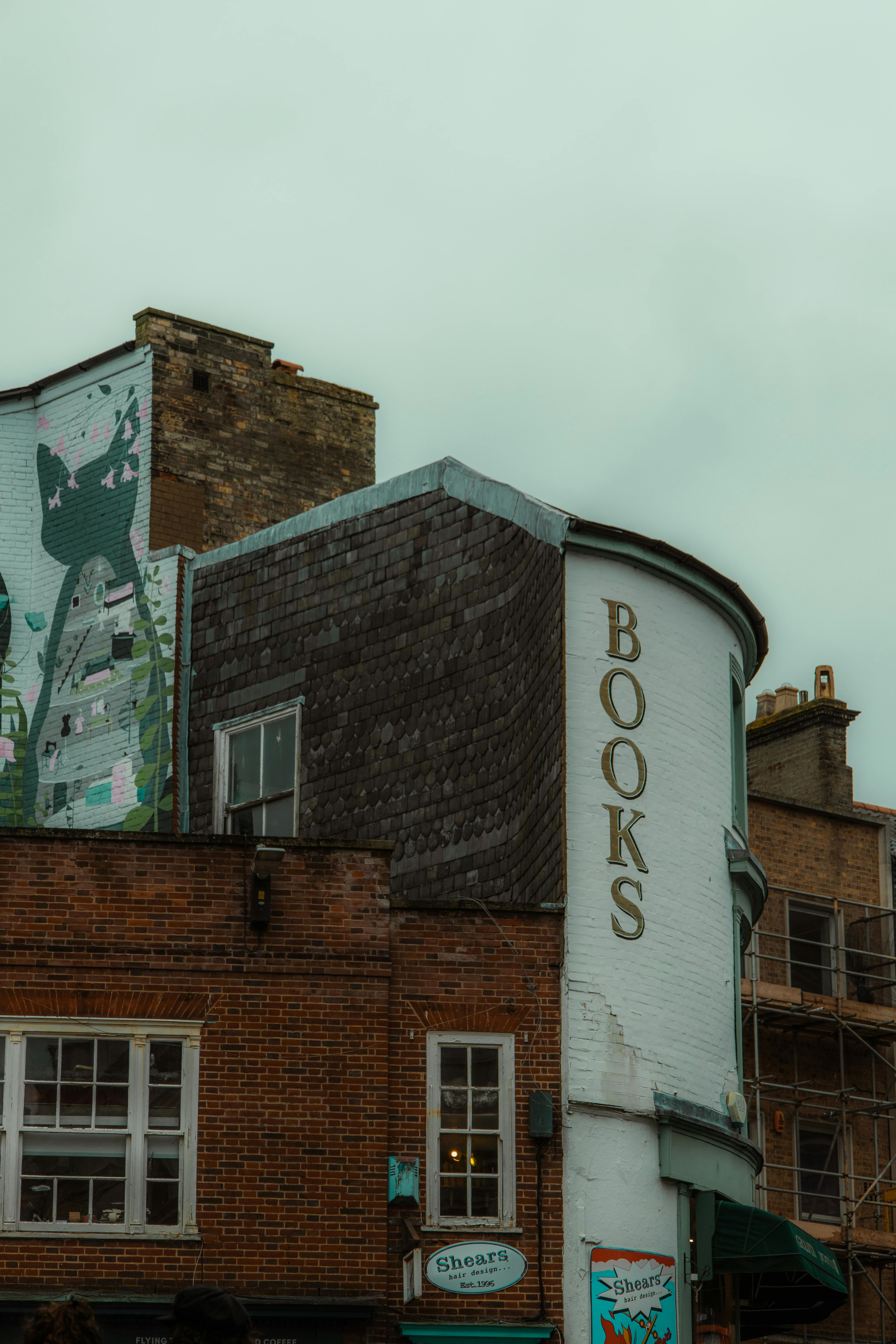 Brick Building with Books · Free Stock Photo
