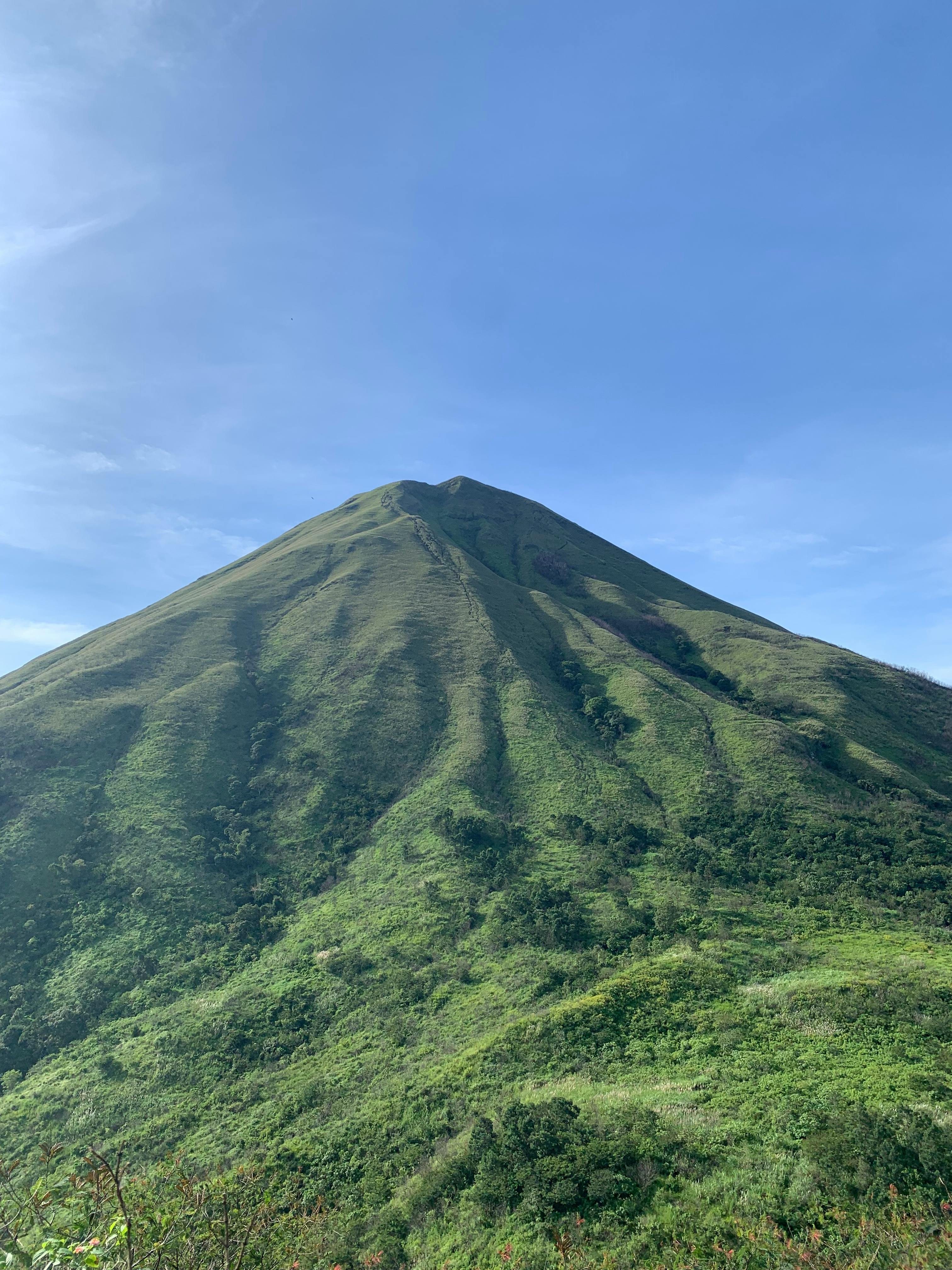 Green Volcano Mountain · Free Stock Photo