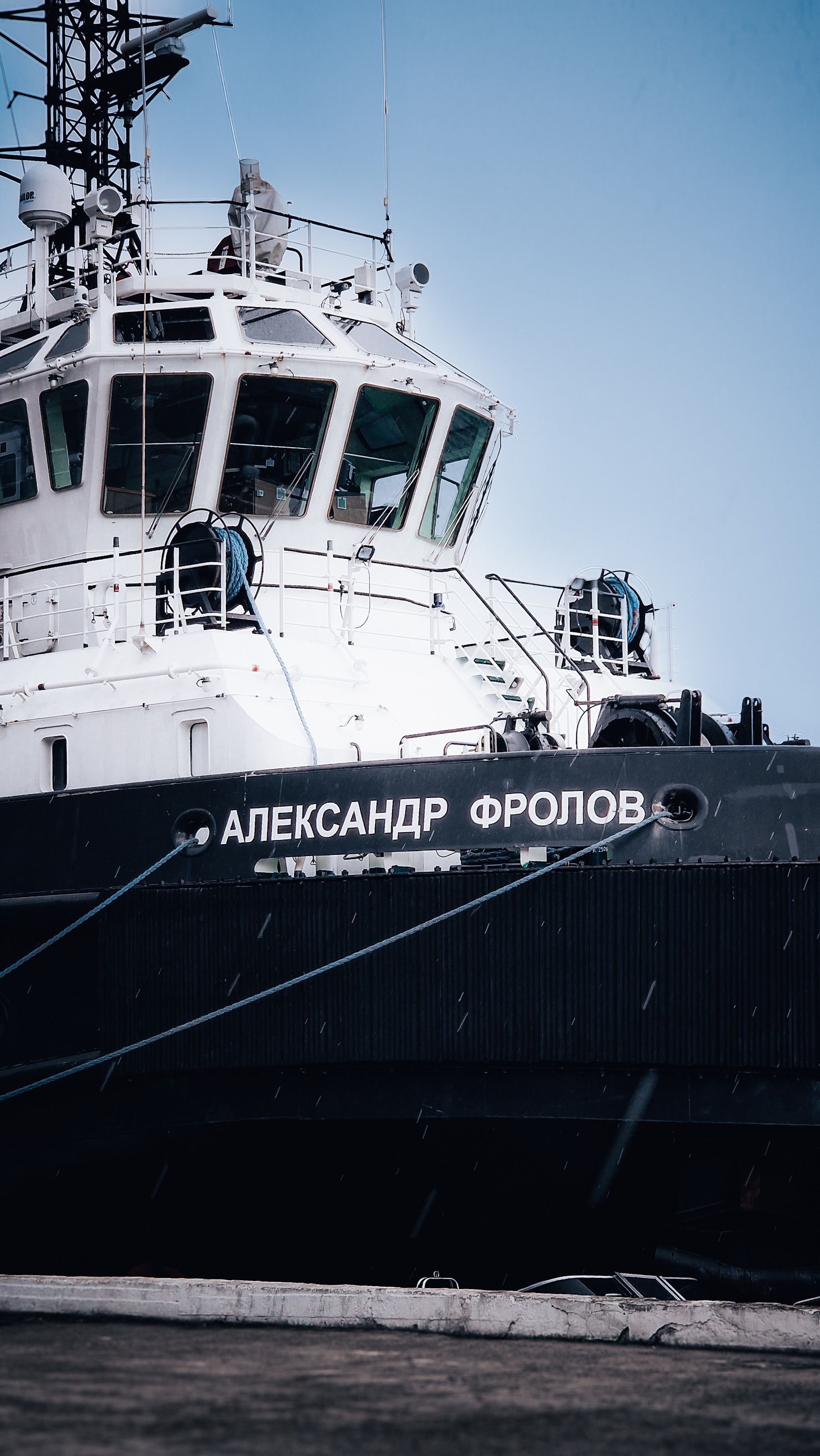Russian Ship on the Sea · Free Stock Photo