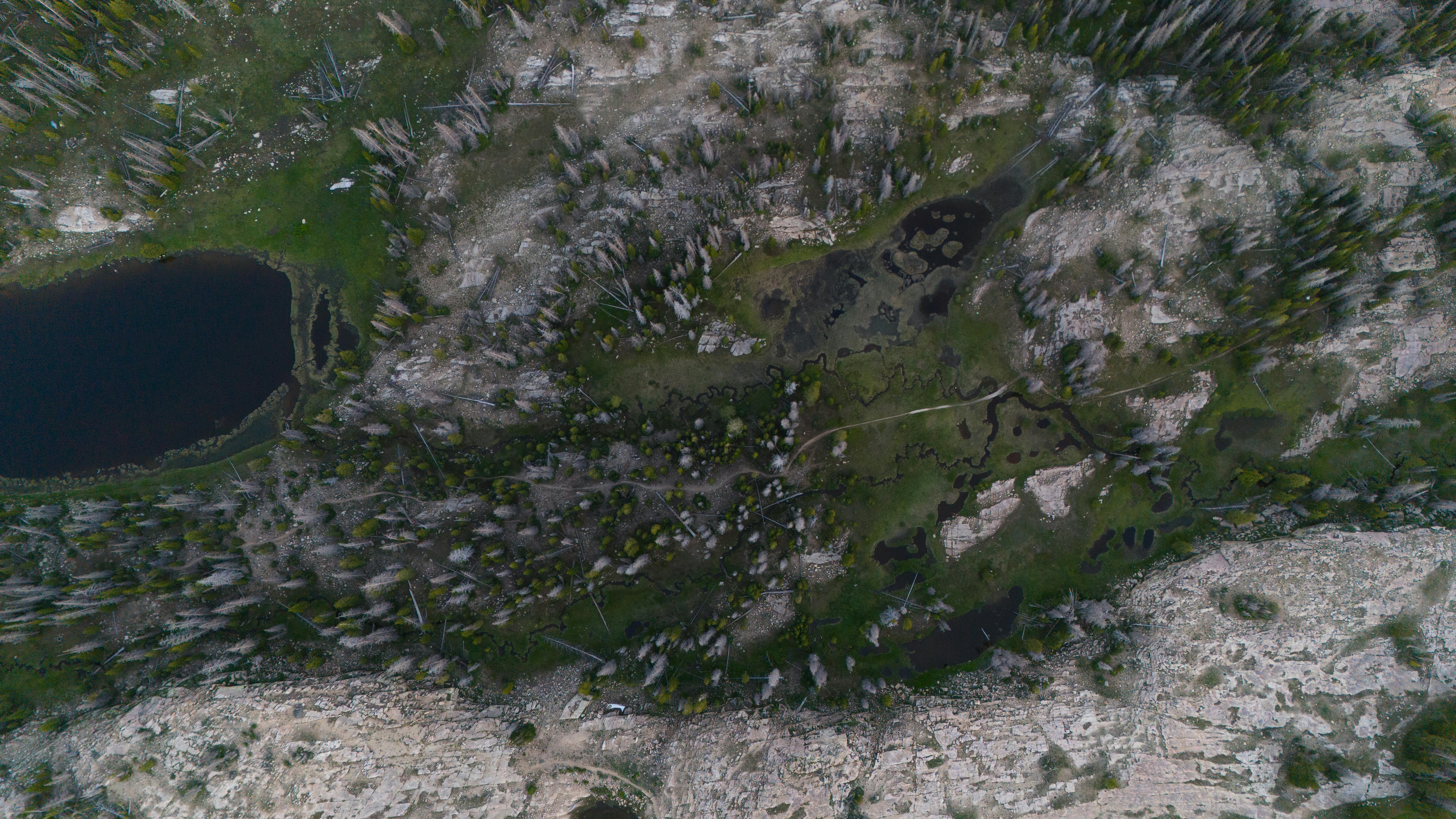 Aerial Shot Of A Vast, Serene Native American Reservation Landscape ...