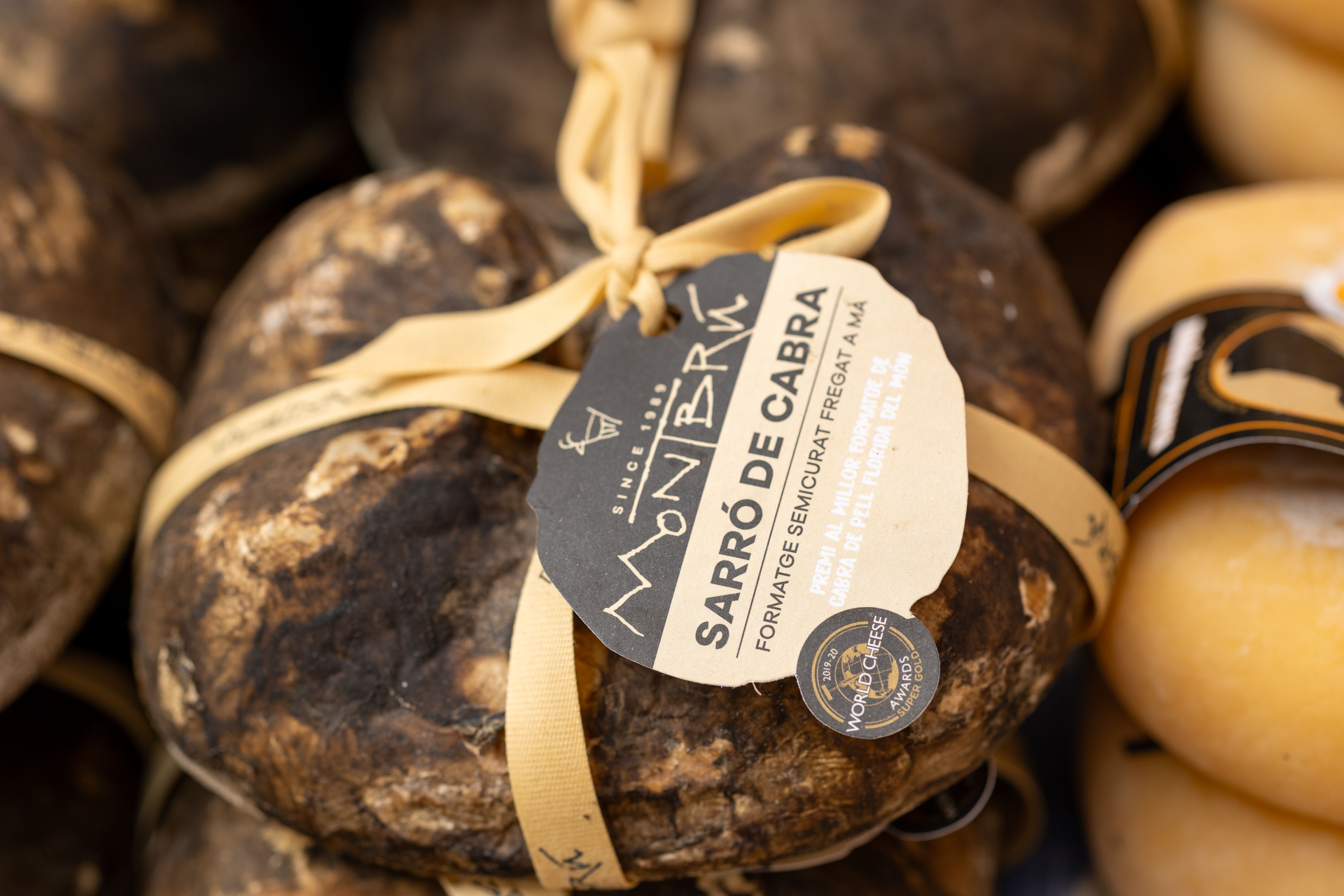 Gourmet Sarro Goat Cheese in Wrapping · Free Stock Photo