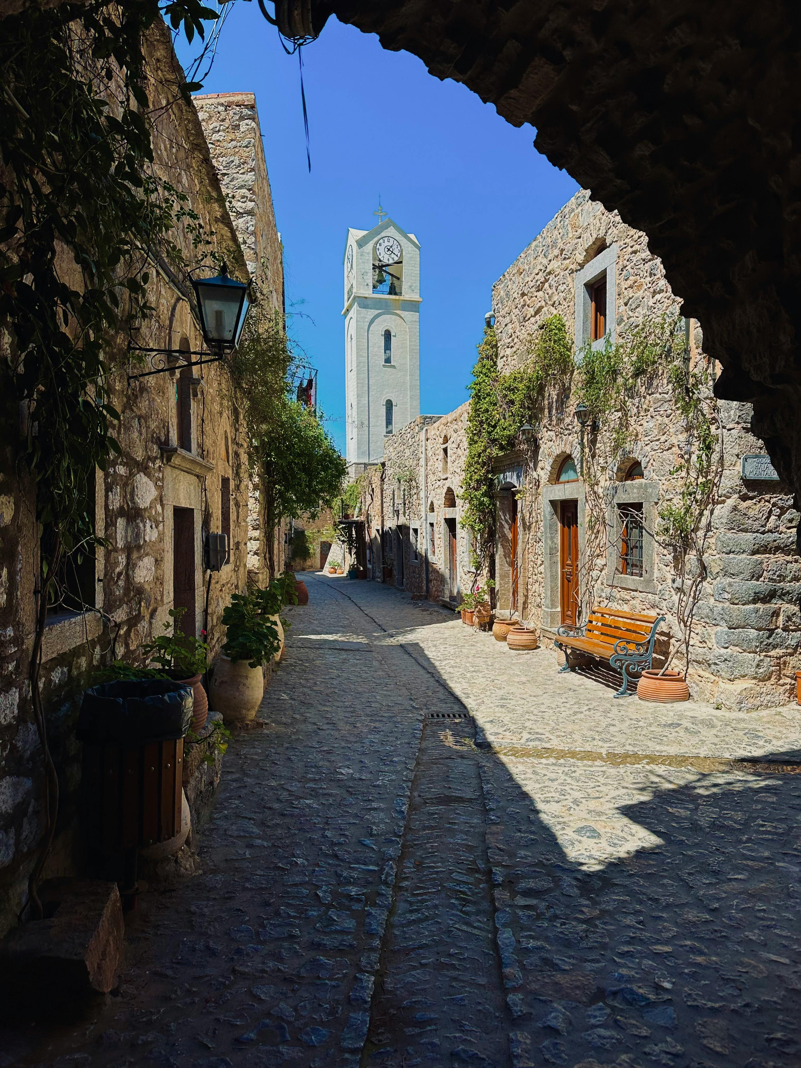 Bell Tower of Nea Moni Monastery on Chios · Free Stock Photo