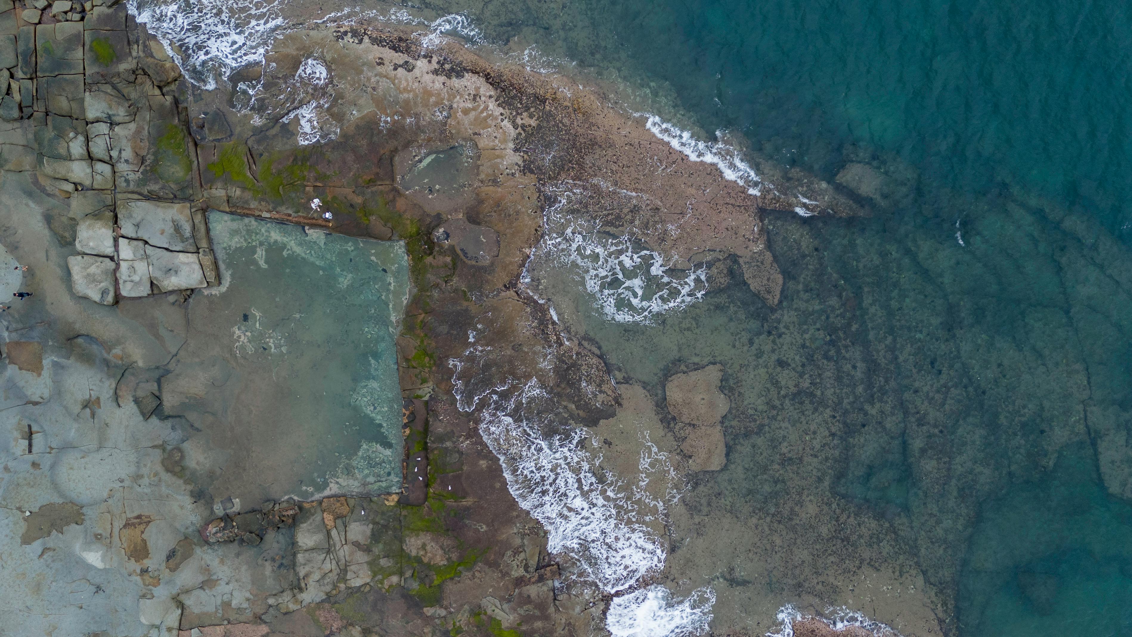 Rocky Shore Seen From Above · Free Stock Photo