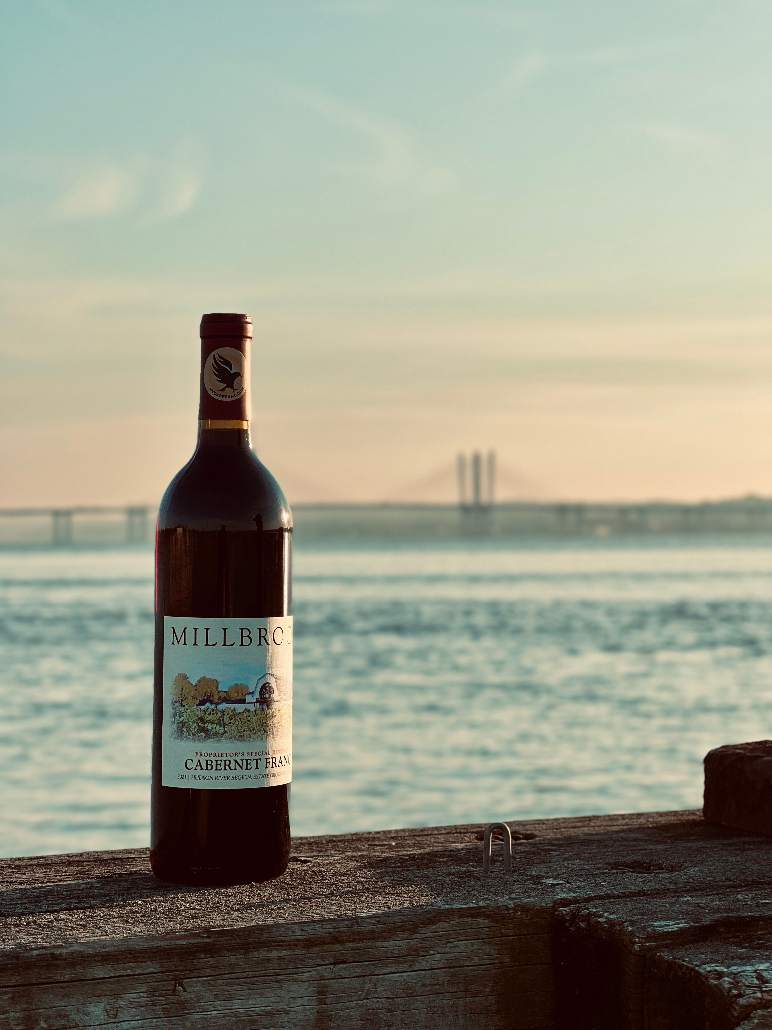 Bottle of Wine on Sea Shore at Sunset · Free Stock Photo