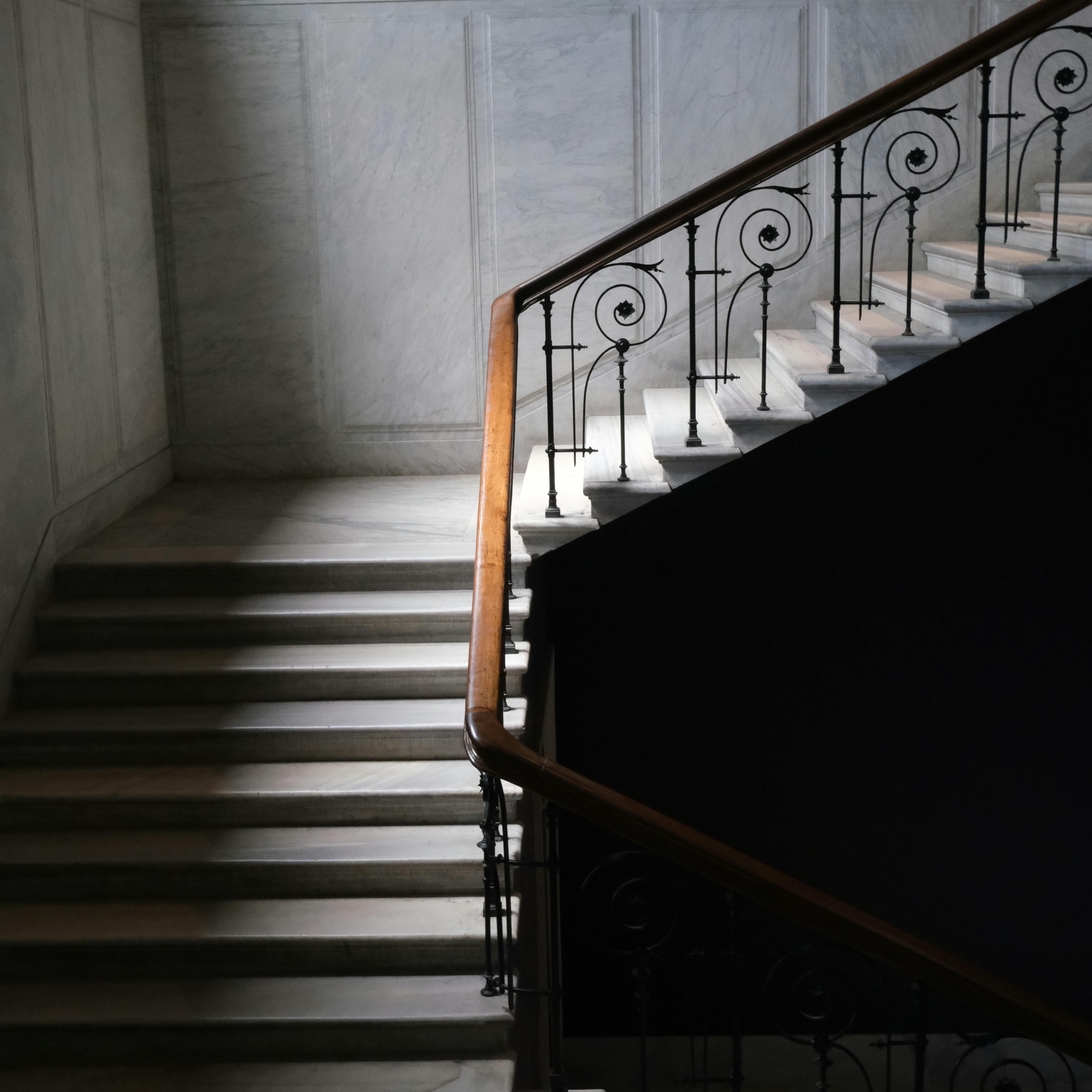 Handrail on Circular Staircase · Free Stock Photo