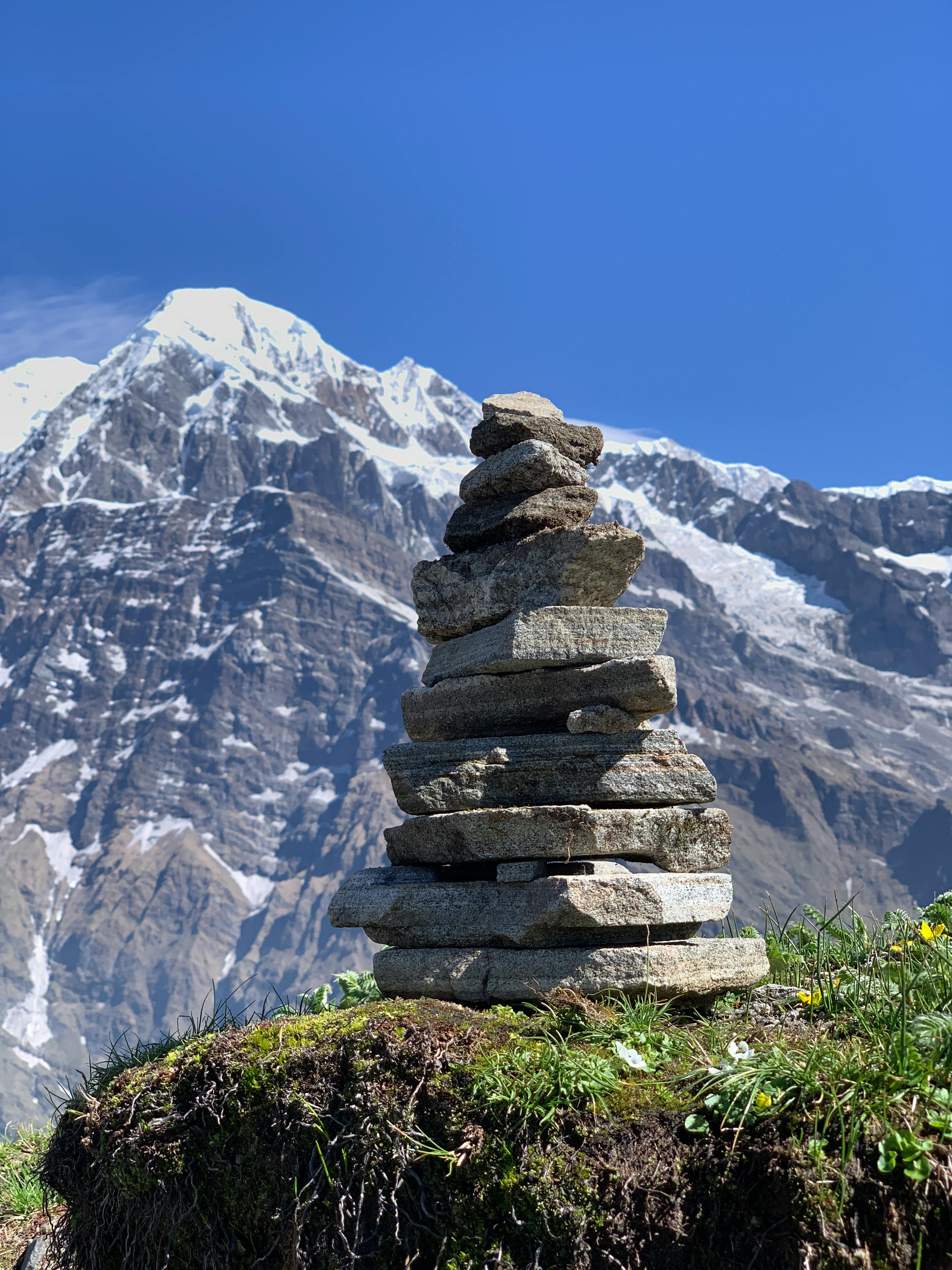 Stones Tower in Mountains · Free Stock Photo