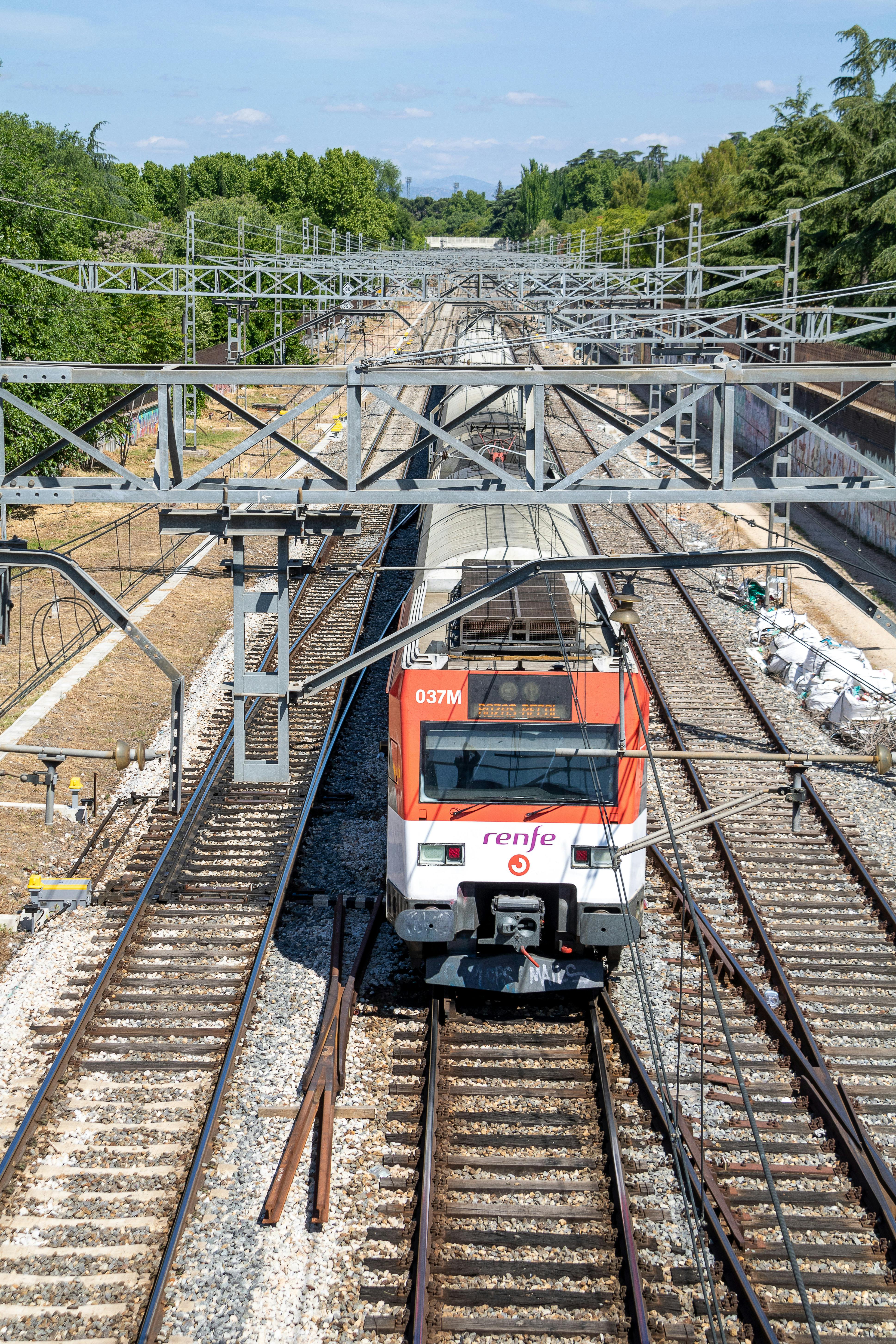 Top View Photo of Train Surrounded by Trees · Free Stock Photo