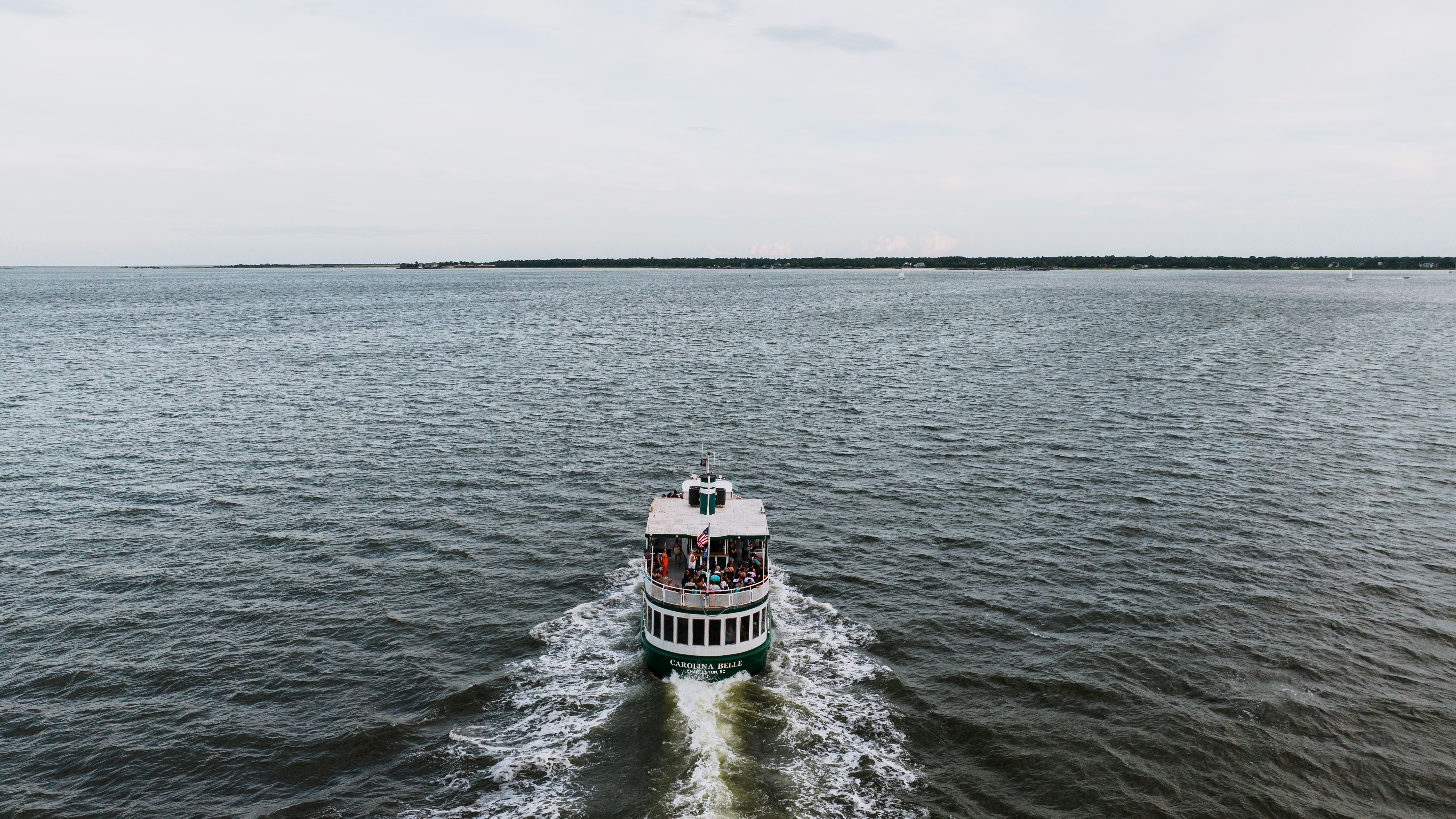Ferry Cruise Ship Sailing on Water · Free Stock Photo