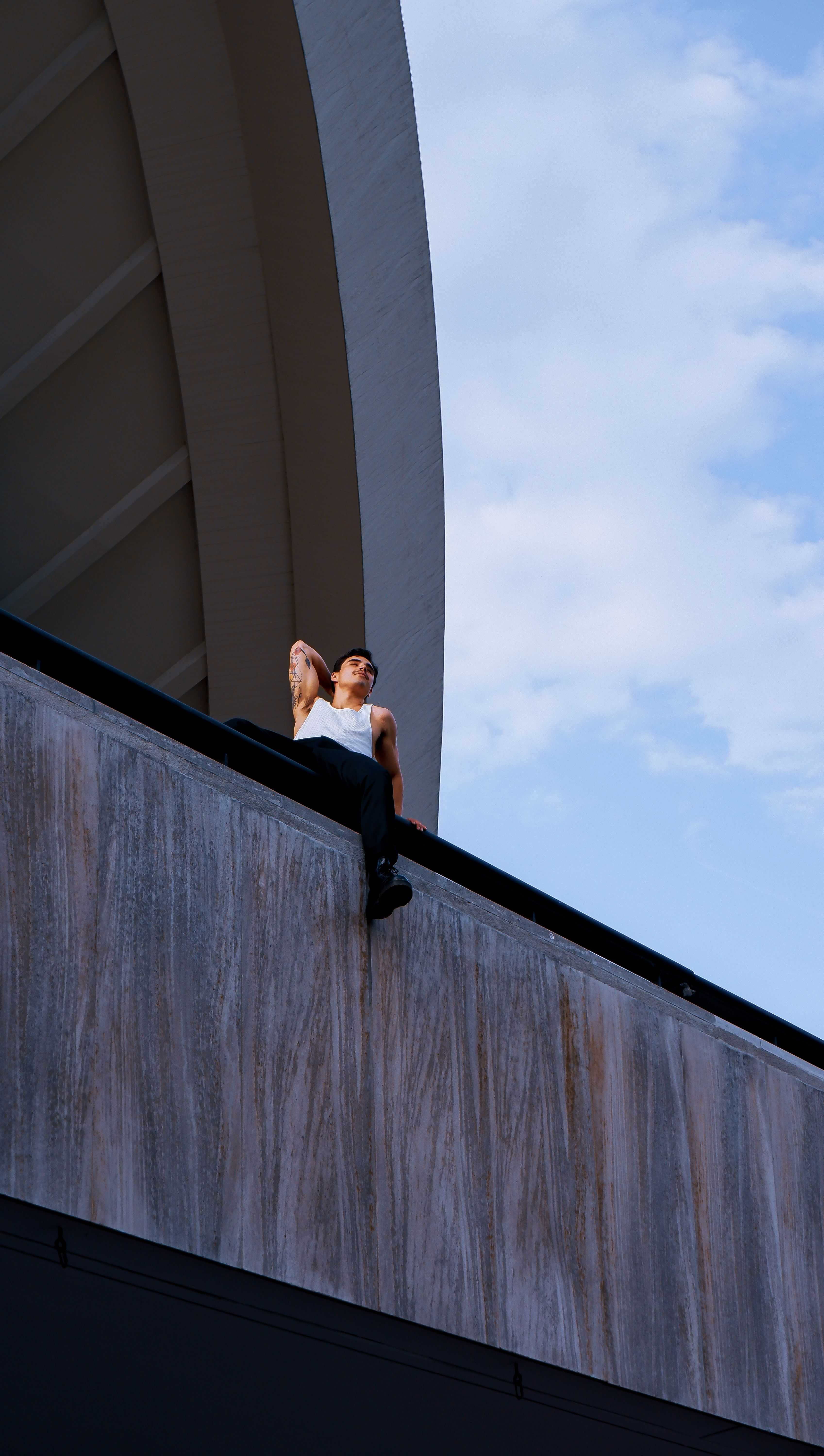 Man Posing in Observatory · Free Stock Photo