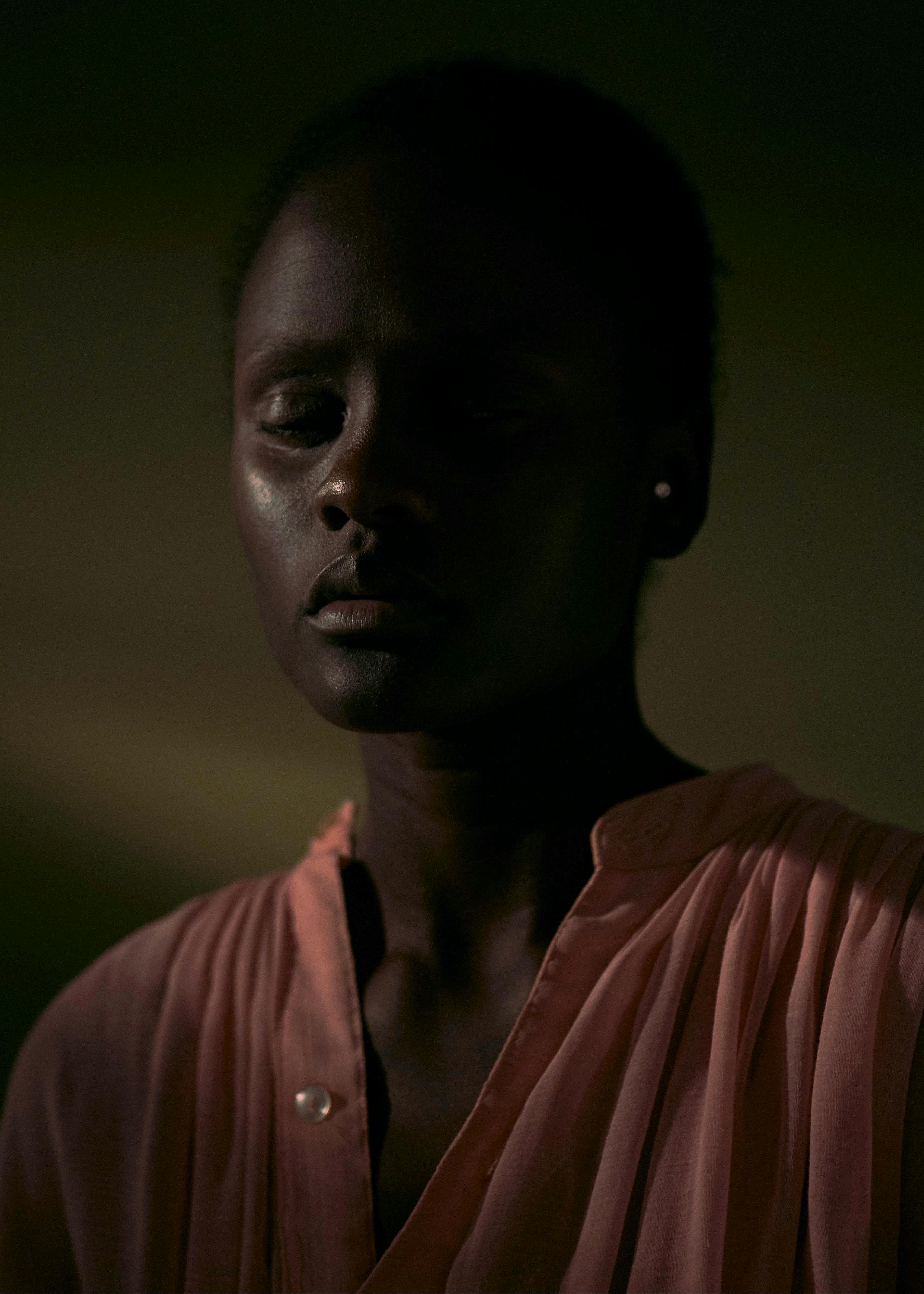 Portrait of African Woman in Shadow · Free Stock Photo